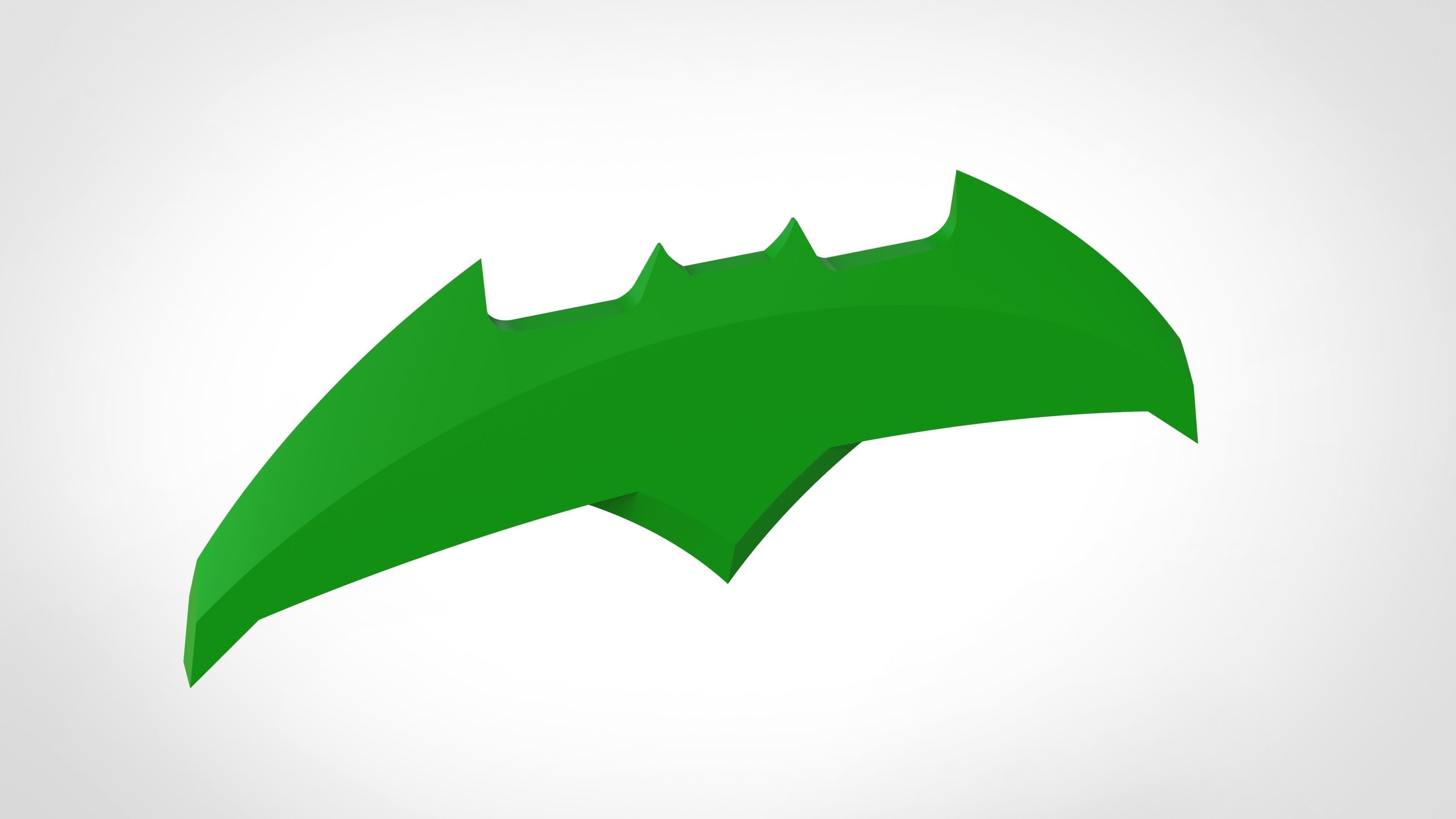 Batarang 2 from the movie Batman vs Superman 3D print model 3D model 3D ...