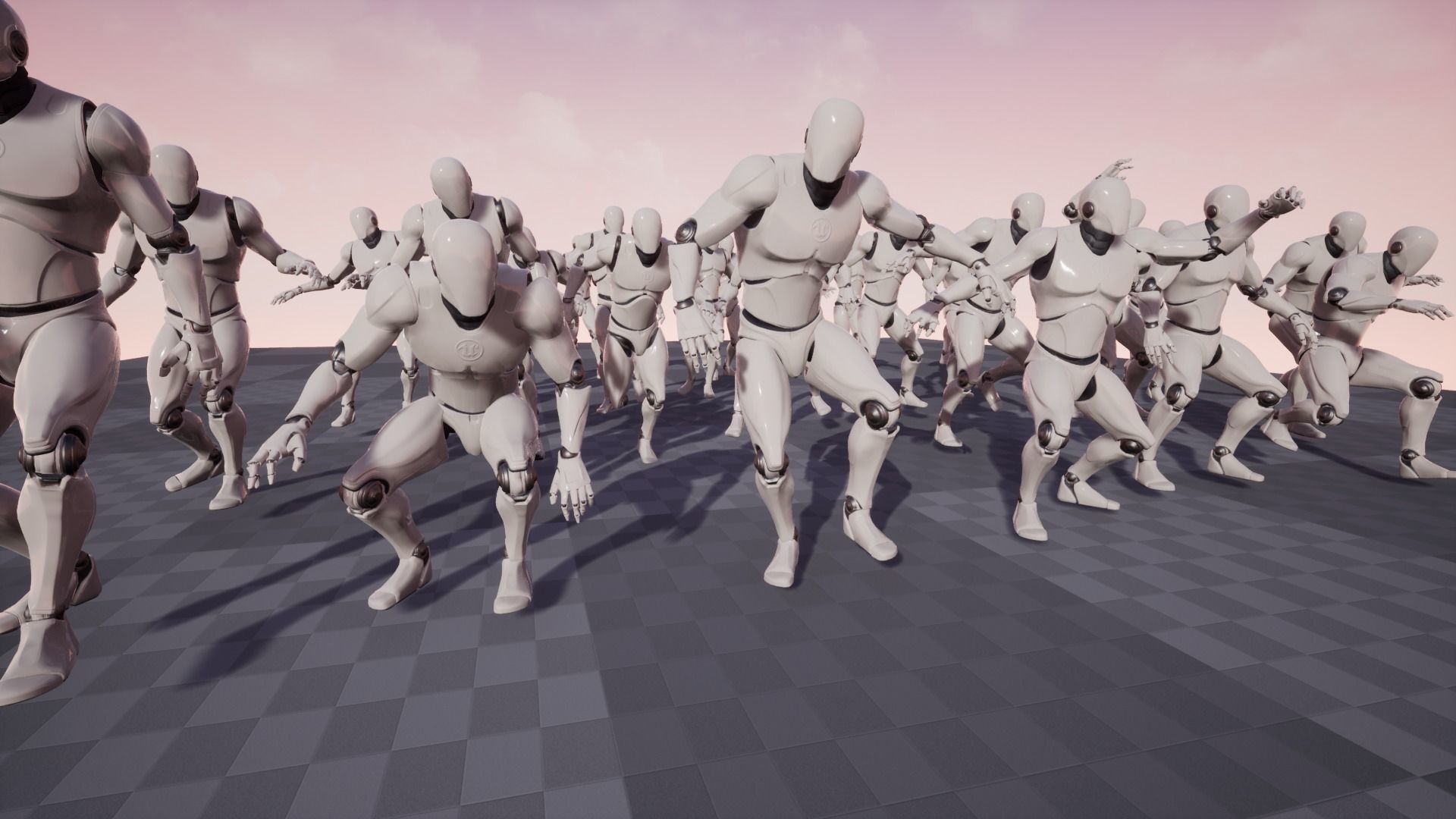 3D model Searche Horror Animations UE4 skeleton 26pc VR / AR / low-poly ...