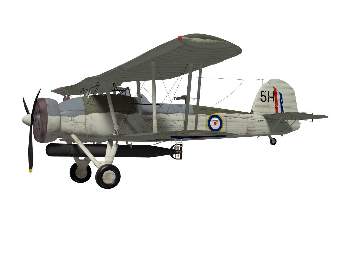 fairey swordfish Mk1 3D model | CGTrader