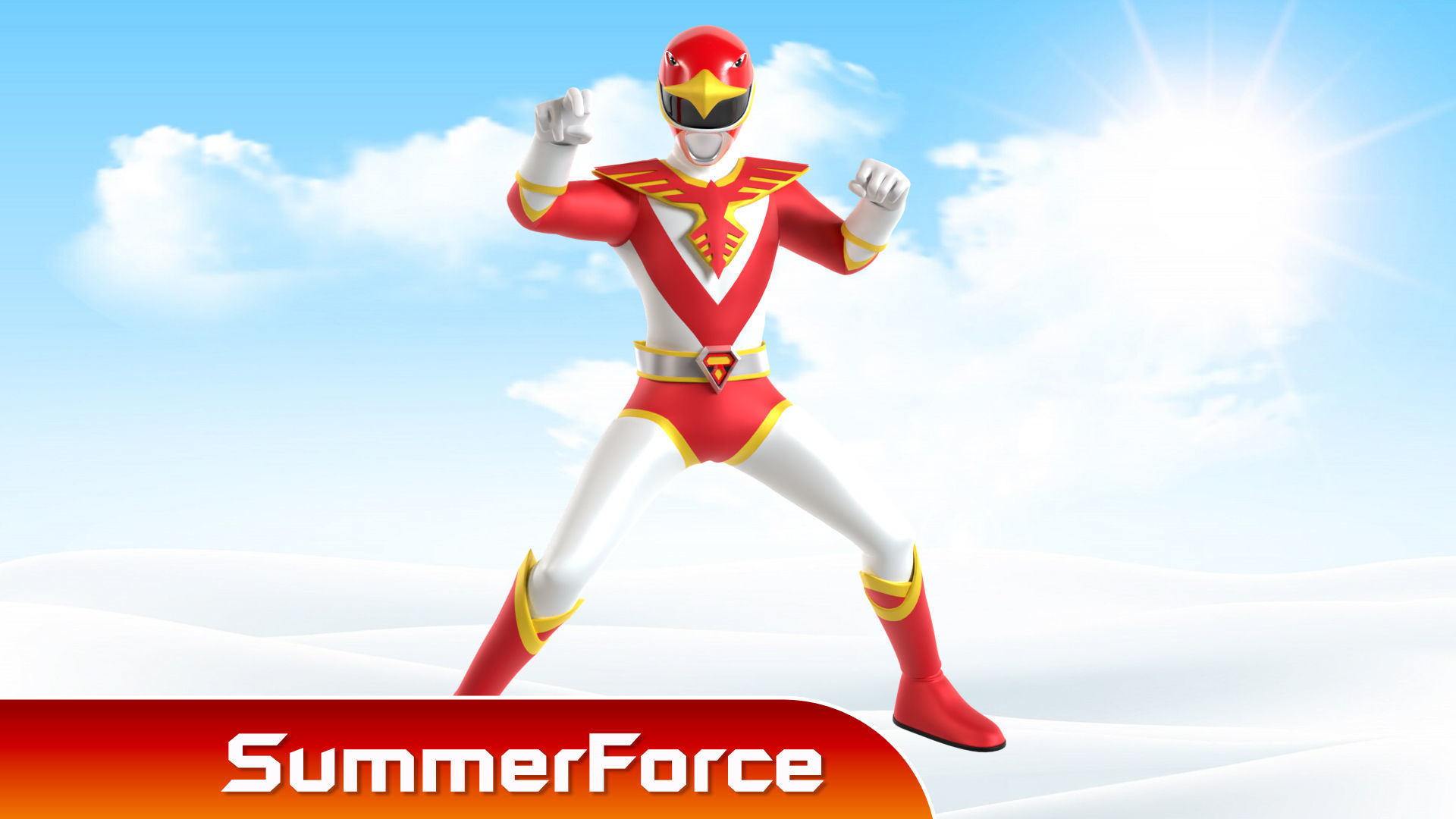 Red Hawk - Chojin Sentai Jetman 3D model rigged | CGTrader