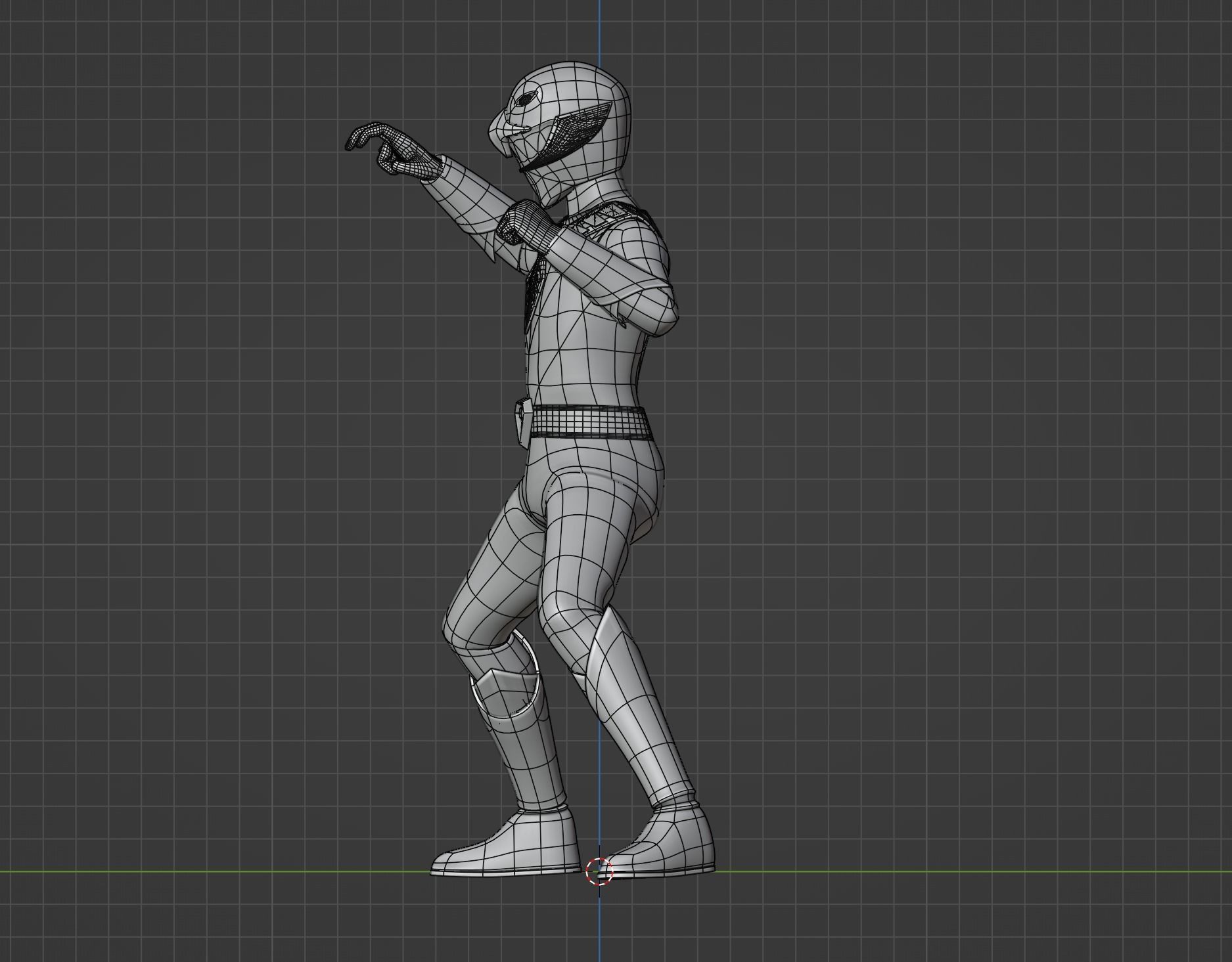 Red Hawk - Chojin Sentai Jetman 3D model rigged | CGTrader