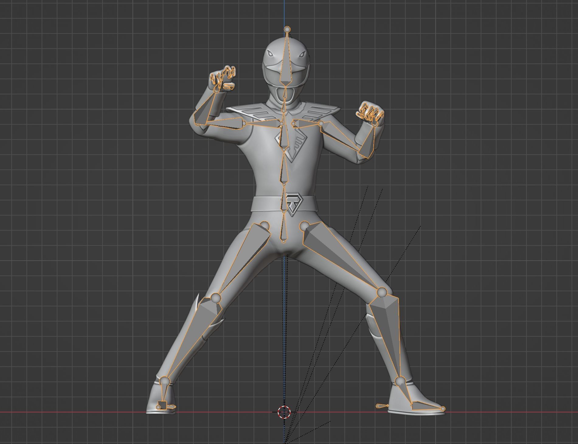Red Hawk - Chojin Sentai Jetman 3D model rigged | CGTrader