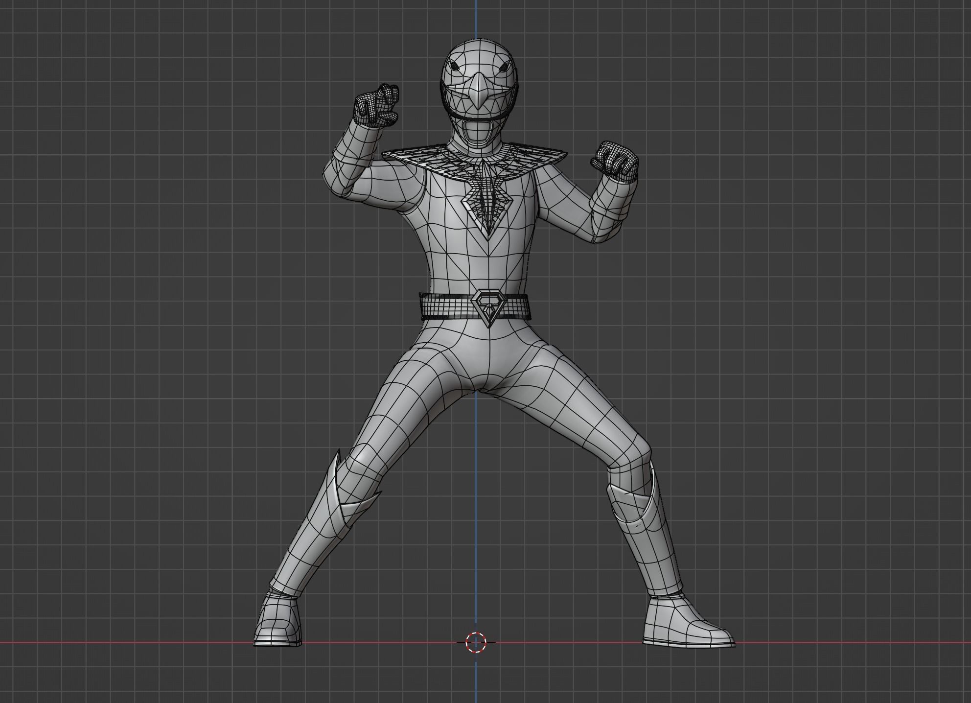Red Hawk - Chojin Sentai Jetman 3D model rigged | CGTrader