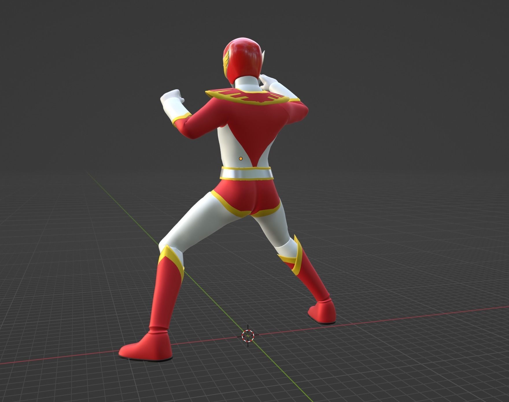 Red Hawk - Chojin Sentai Jetman 3D model rigged | CGTrader