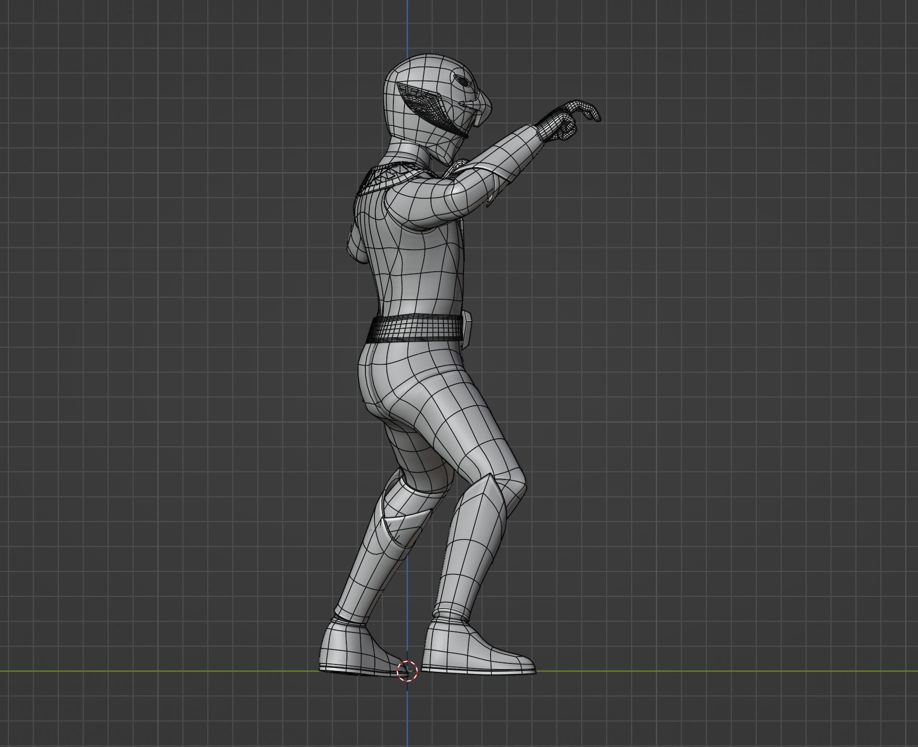 Red Hawk - Chojin Sentai Jetman 3D model rigged | CGTrader