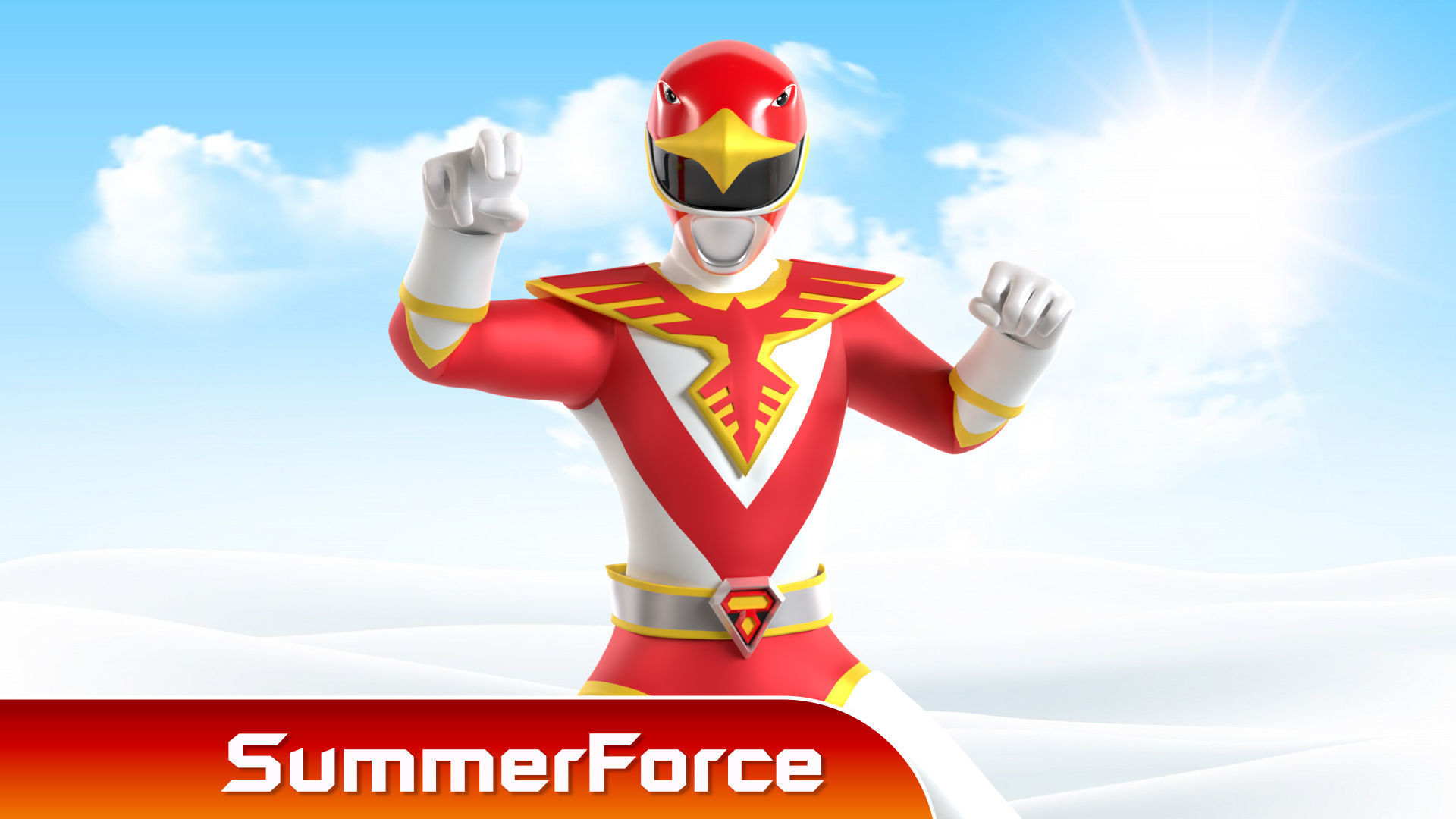 Red Hawk - Chojin Sentai Jetman 3D model rigged | CGTrader