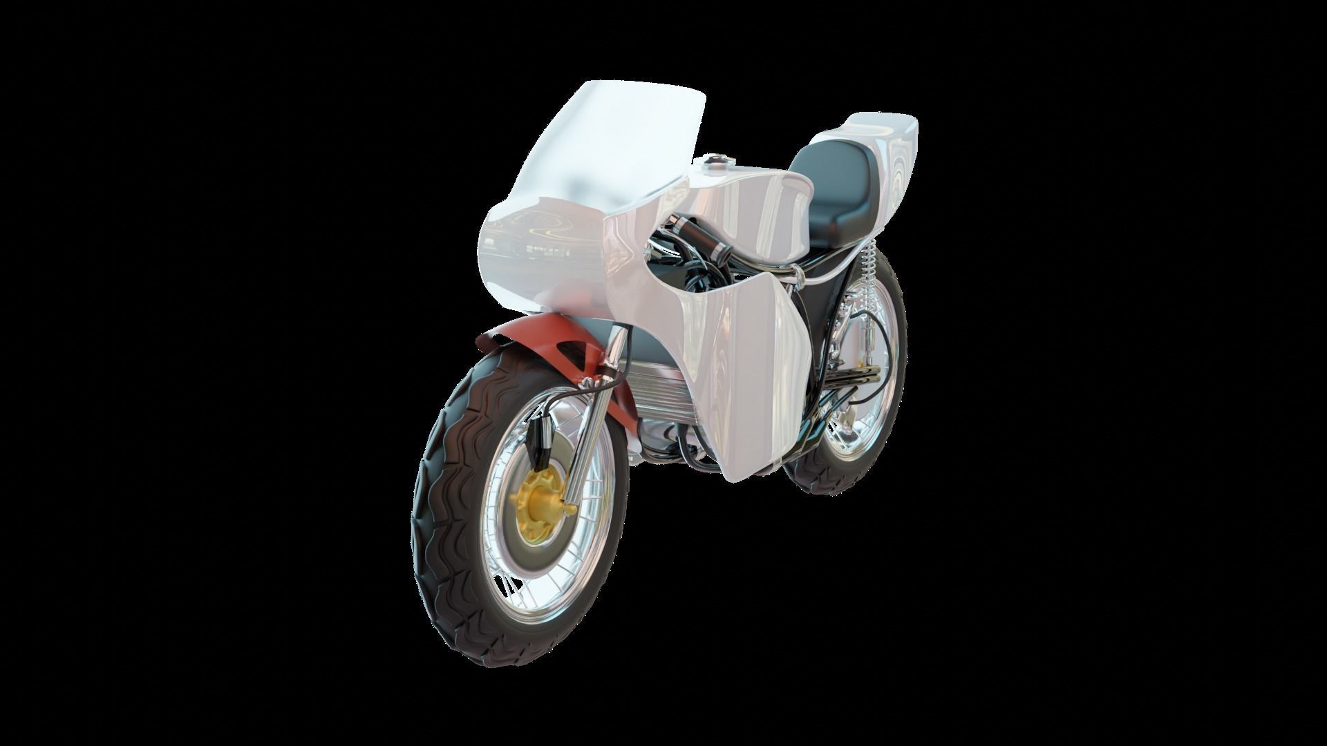 Old motogp yamaha yzr500 - motorcycle 3D model | CGTrader
