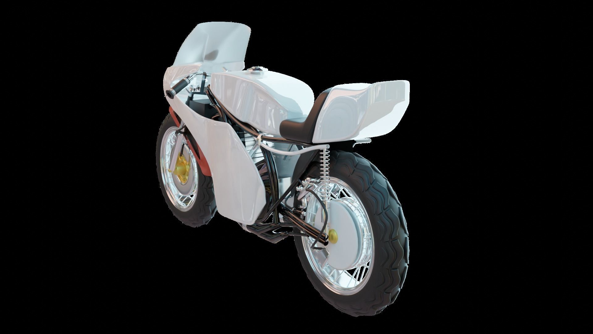 Old motogp yamaha yzr500 - motorcycle 3D model | CGTrader