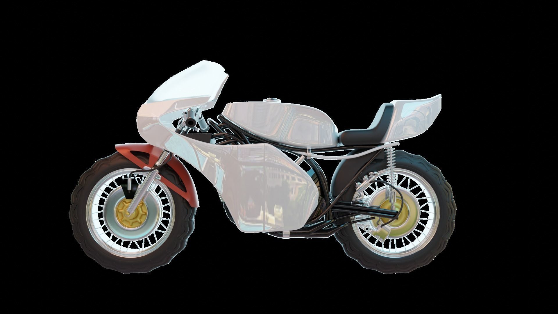 Old motogp yamaha yzr500 - motorcycle 3D model | CGTrader