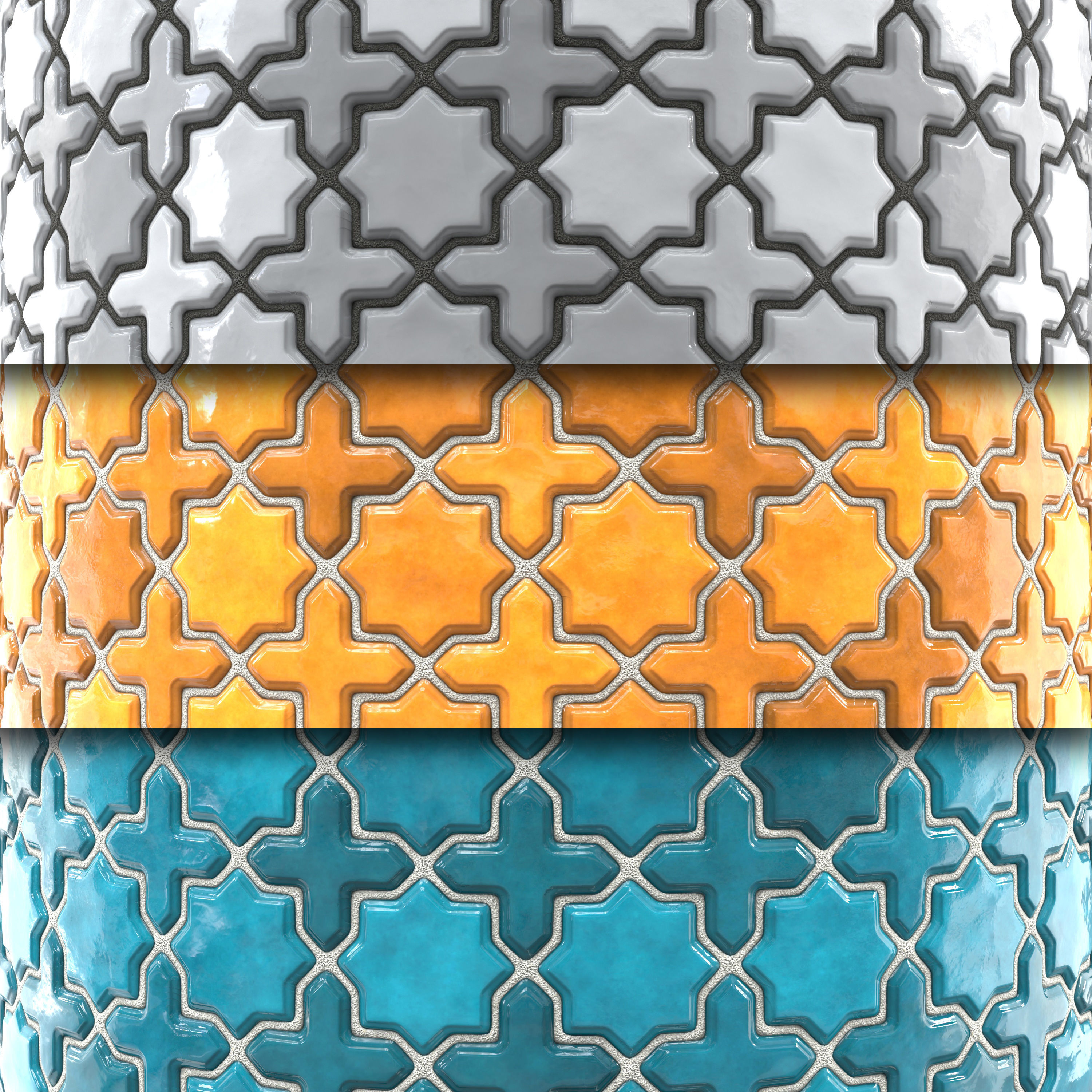 kitchen glaze tile PBR texture 008 Texture | CGTrader