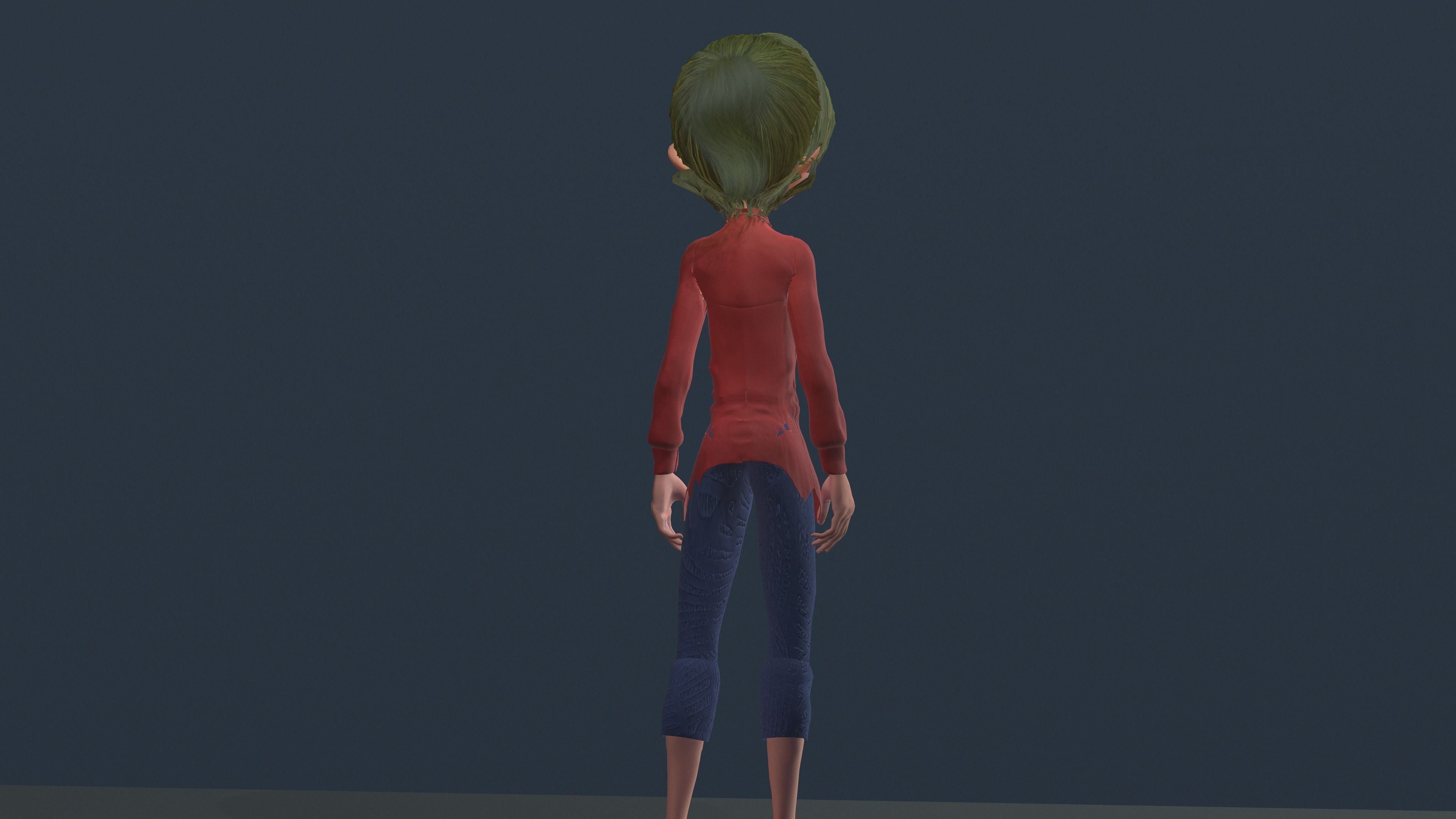 3D model Susan Charles - Toon Style VR / AR / low-poly | CGTrader