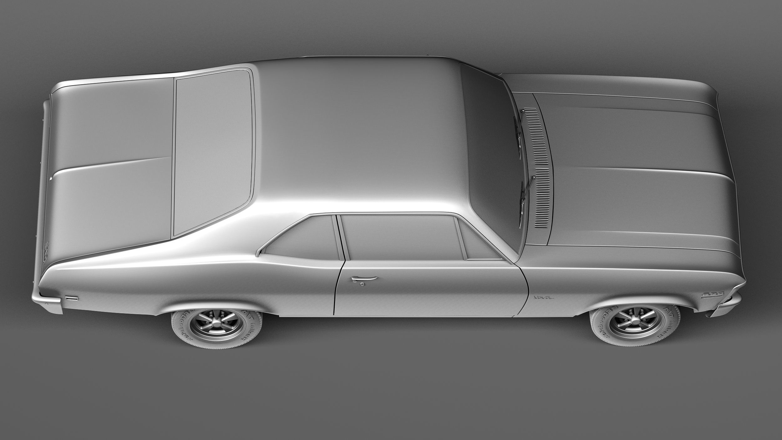 Chevrolet Nova 1969 3D model | CGTrader