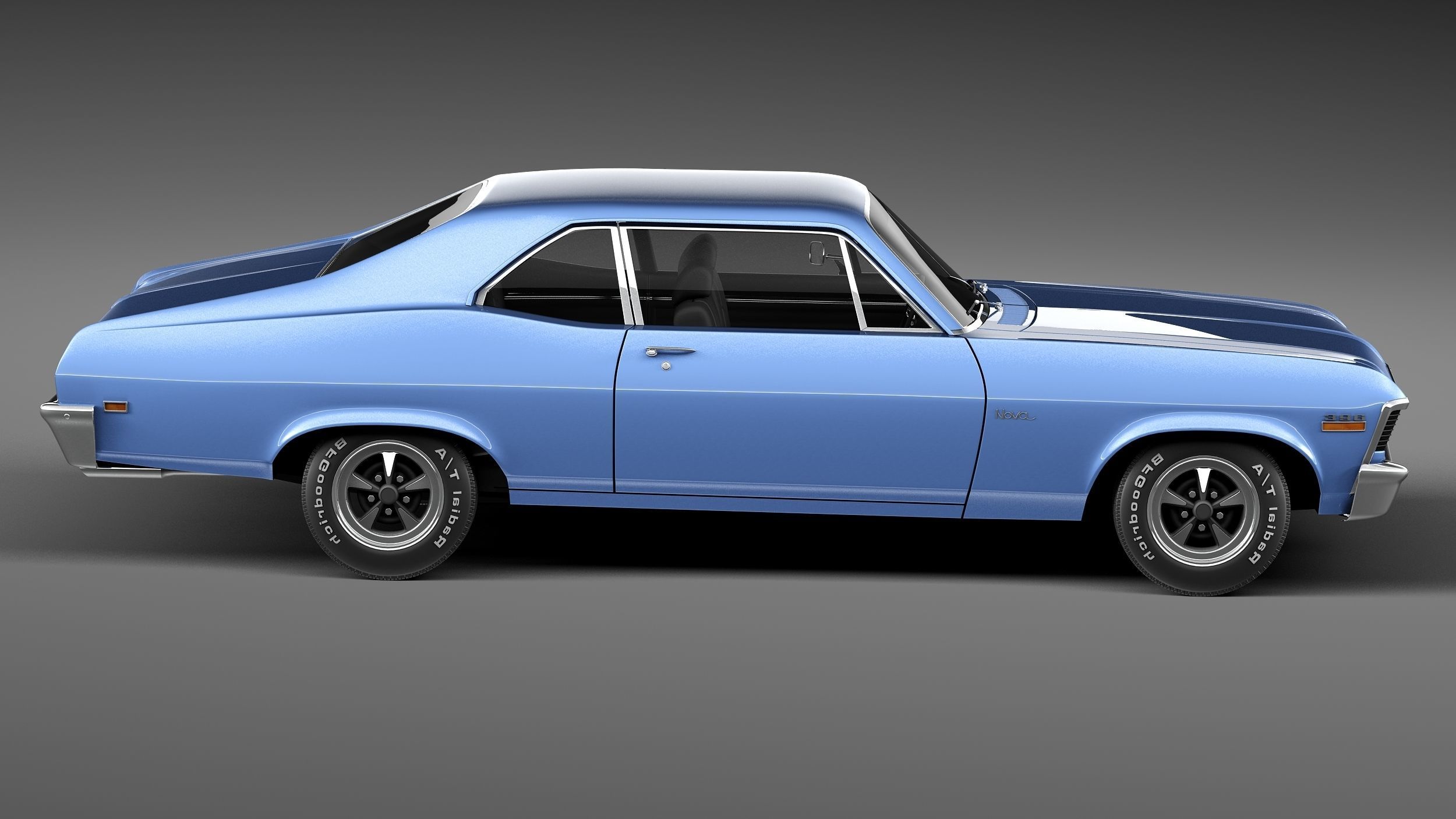 Chevrolet Nova 1969 3D model | CGTrader