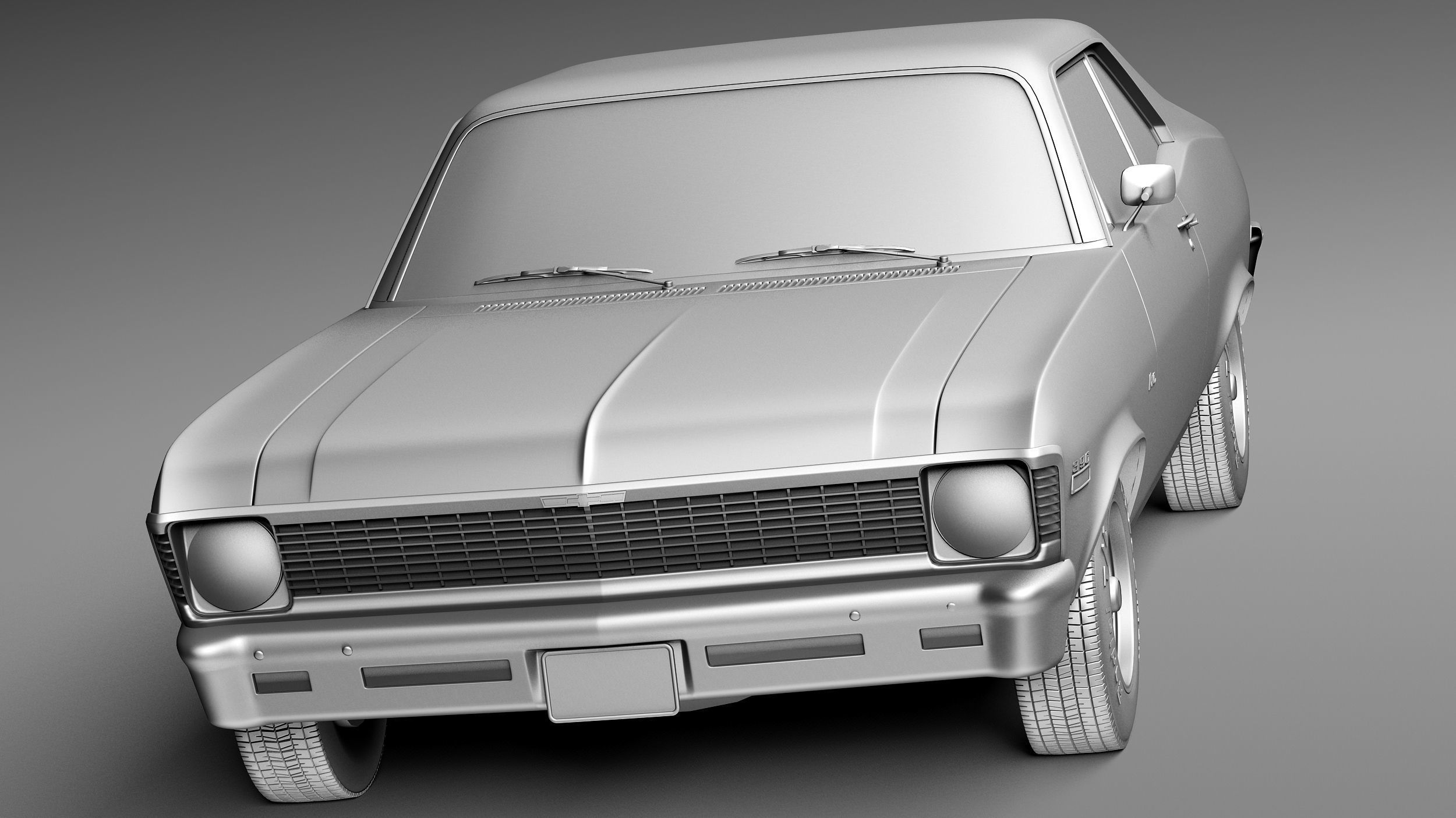 Chevrolet Nova 1969 3D model | CGTrader