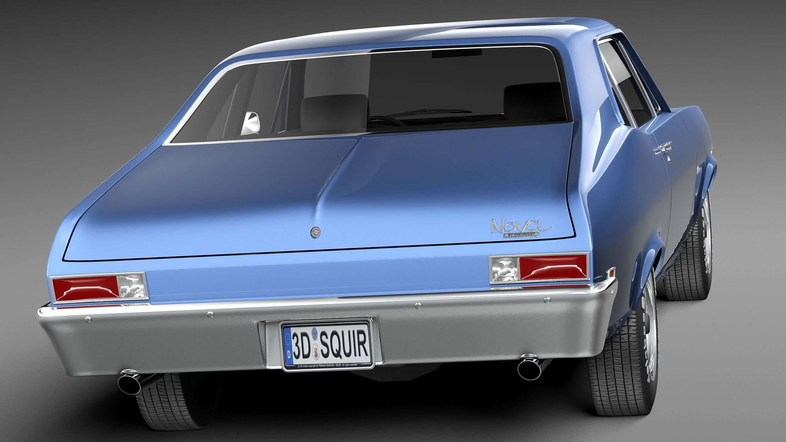 Chevrolet Nova 1969 3D model | CGTrader
