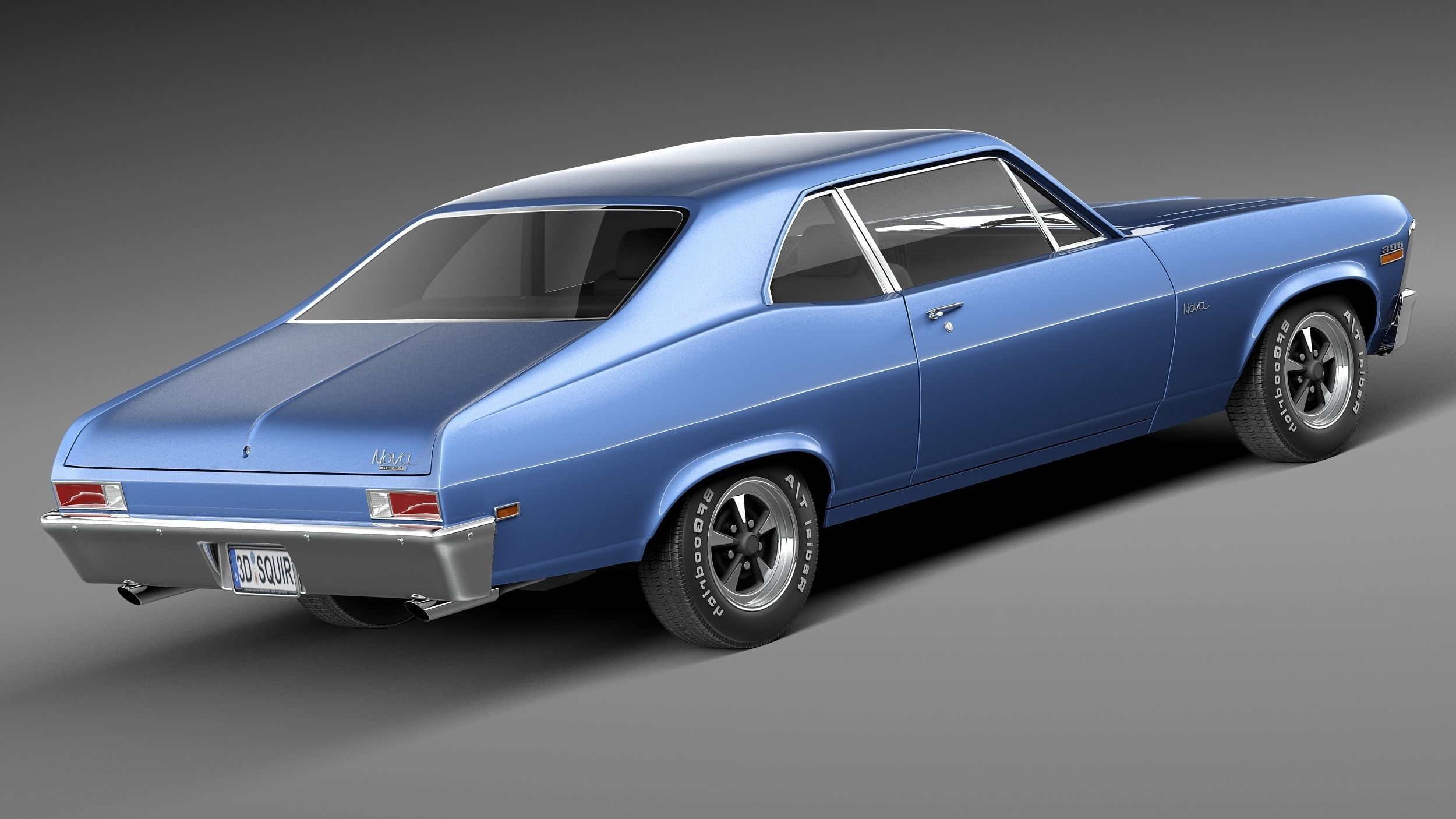 Chevrolet Nova 1969 3D model | CGTrader