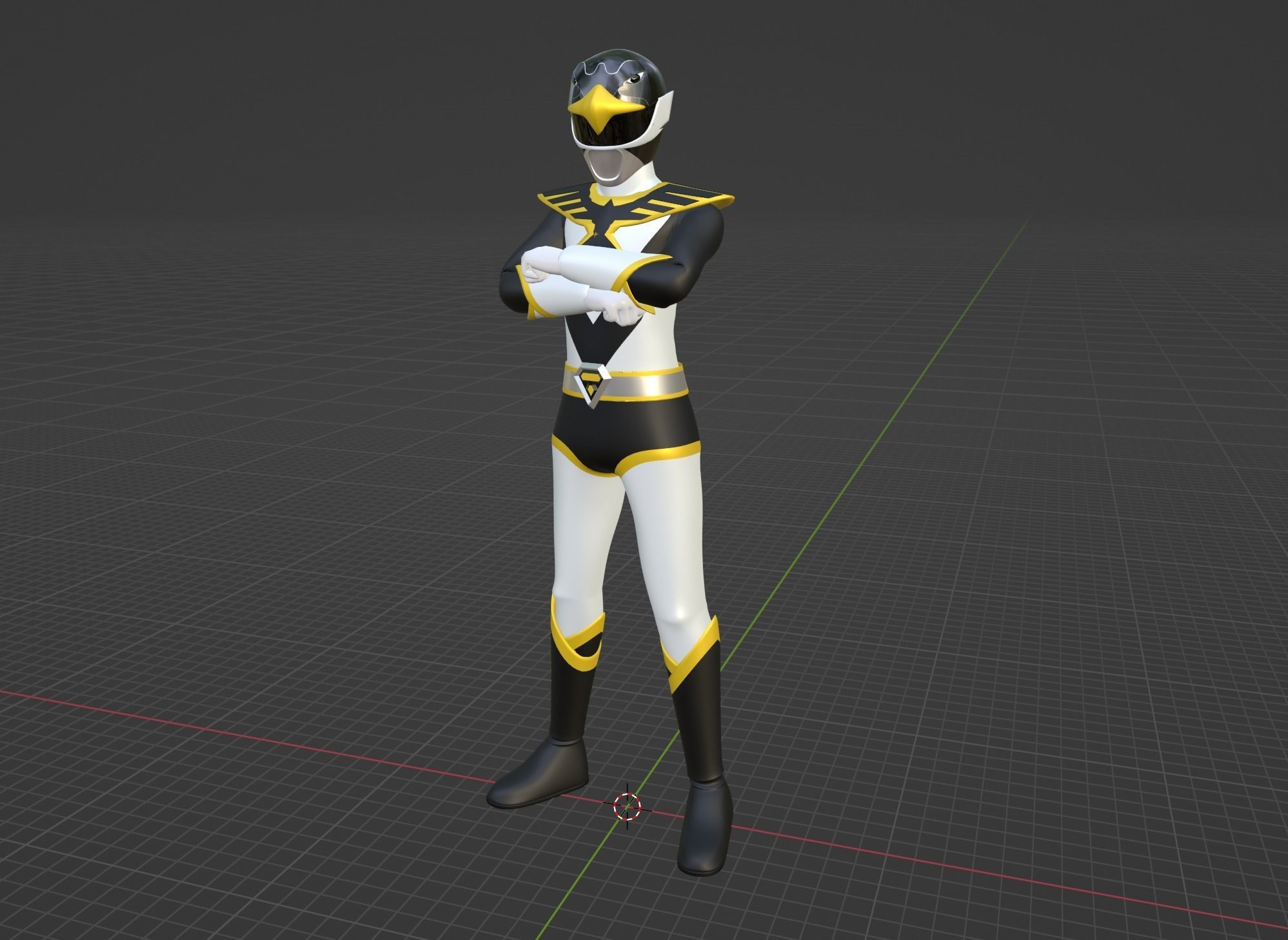 Black Condor - Chojin Sentai Jetman 3D model rigged | CGTrader