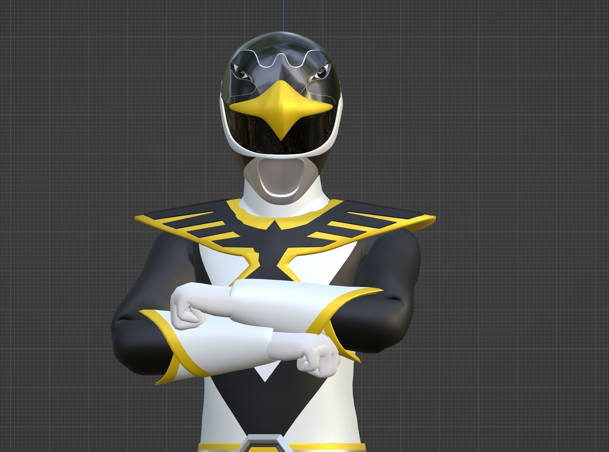 Black Condor - Chojin Sentai Jetman 3D model rigged | CGTrader