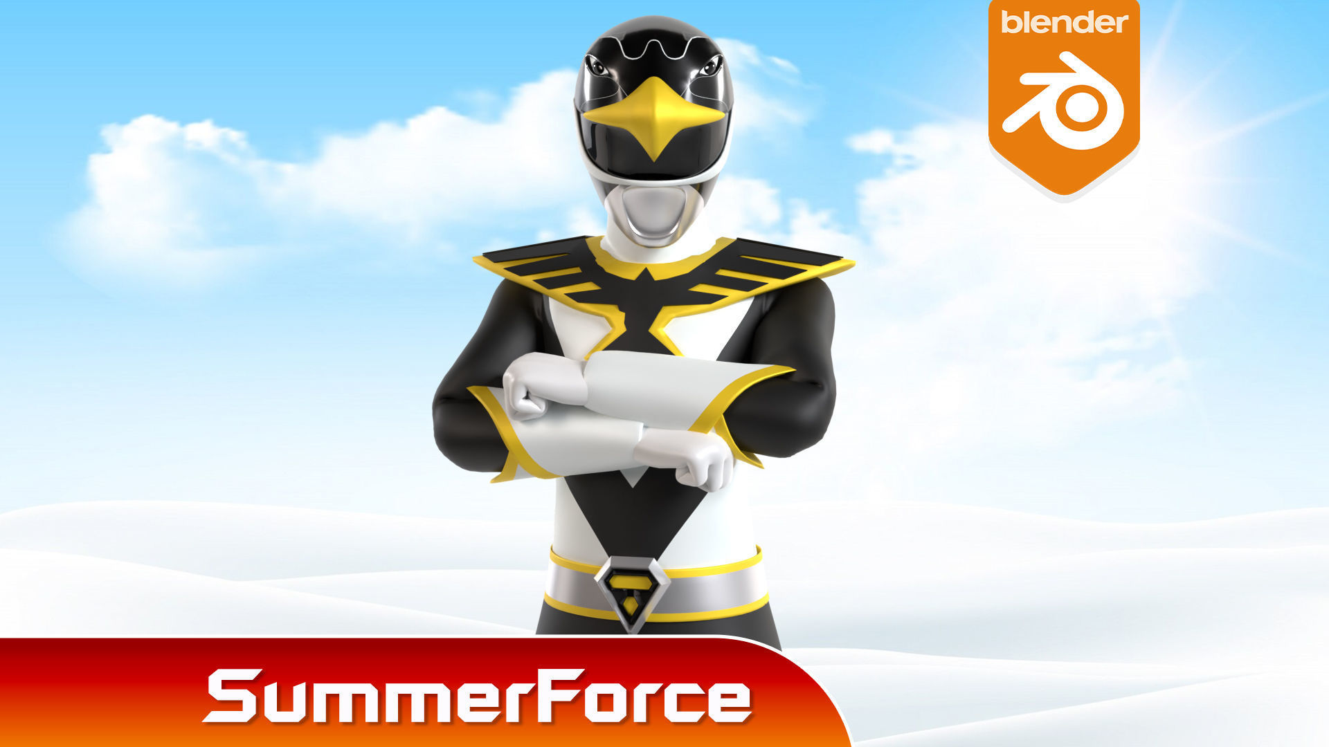 Black Condor - Chojin Sentai Jetman 3D model rigged | CGTrader