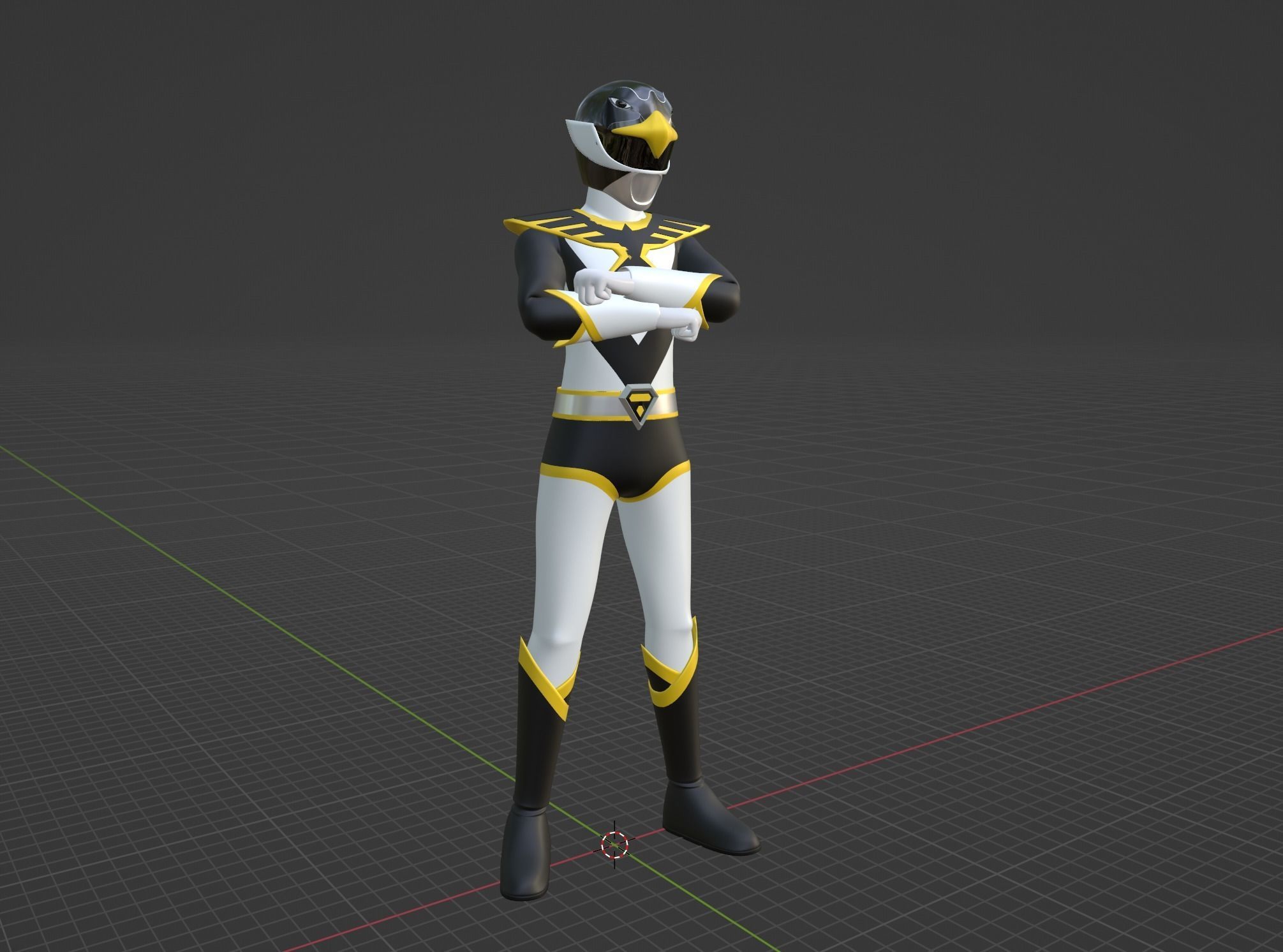 Black Condor - Chojin Sentai Jetman 3D model rigged | CGTrader