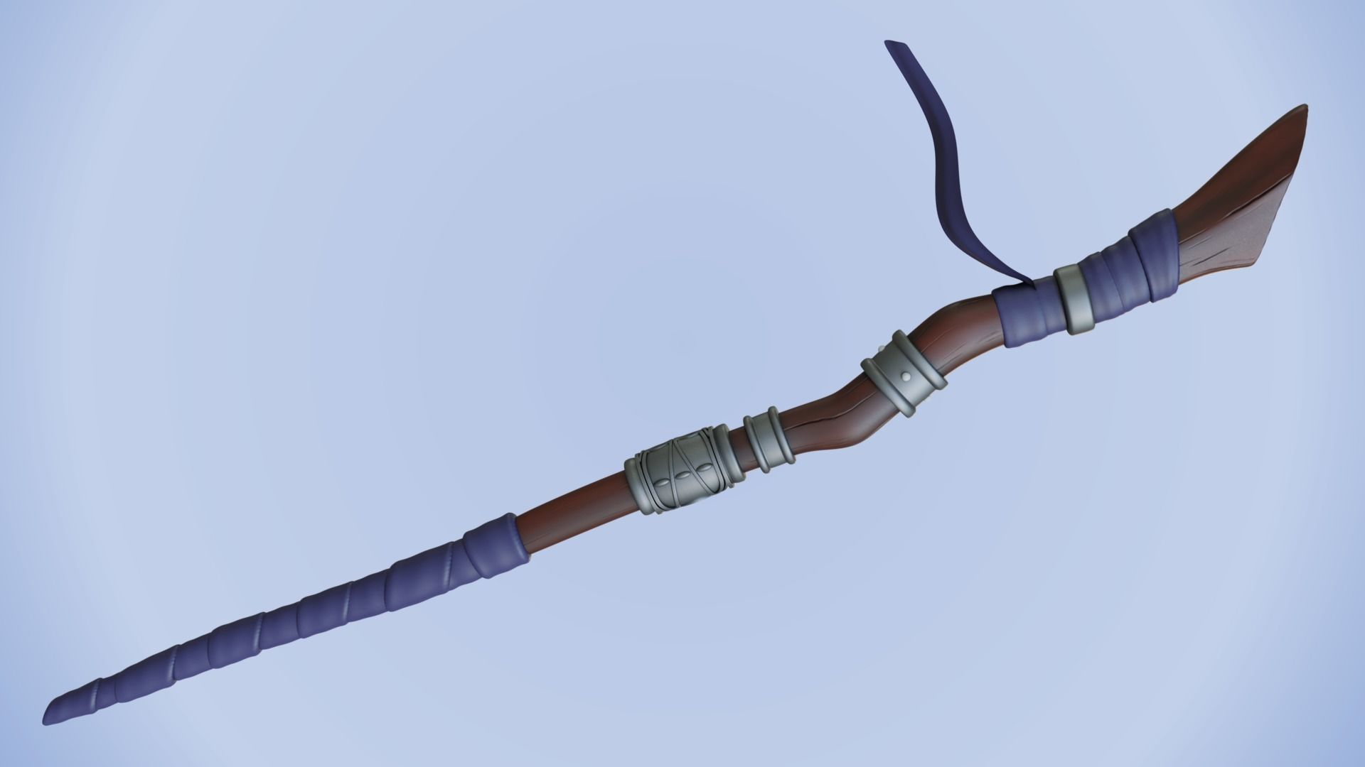 FERN SOUSOU NO FRIEREN BEYOND JOURNEY END COSPLAY staff 3D model 3D ...