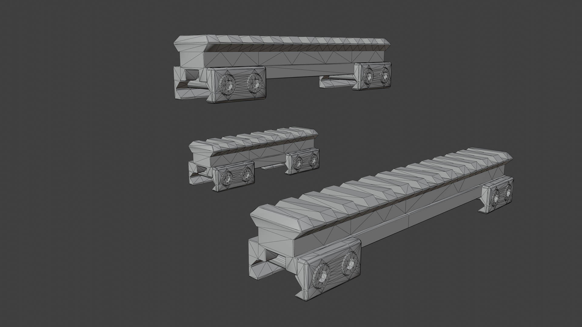 Picatinny Rail Deck free VR / AR / low-poly 3D model | CGTrader