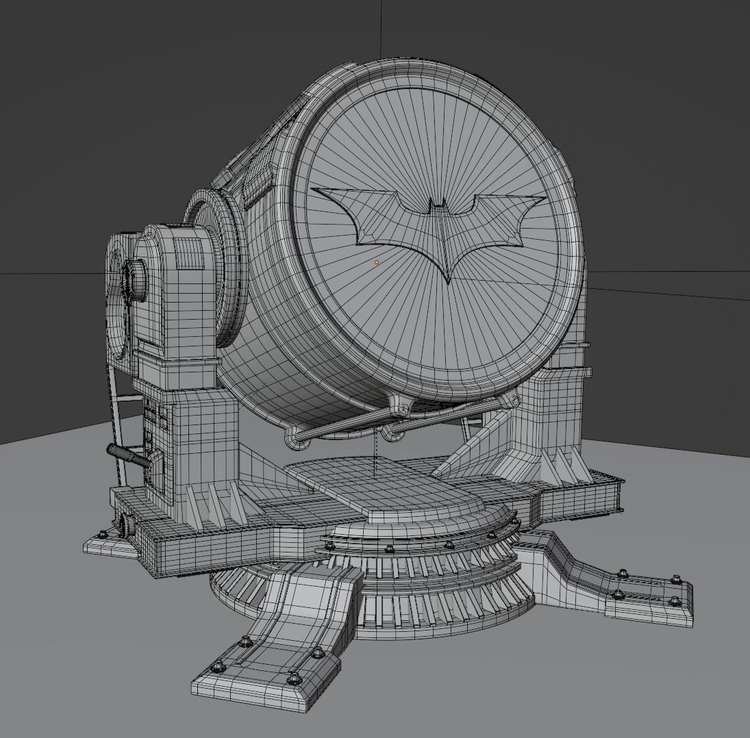 Bat Signal High Poly Model 3D model | CGTrader