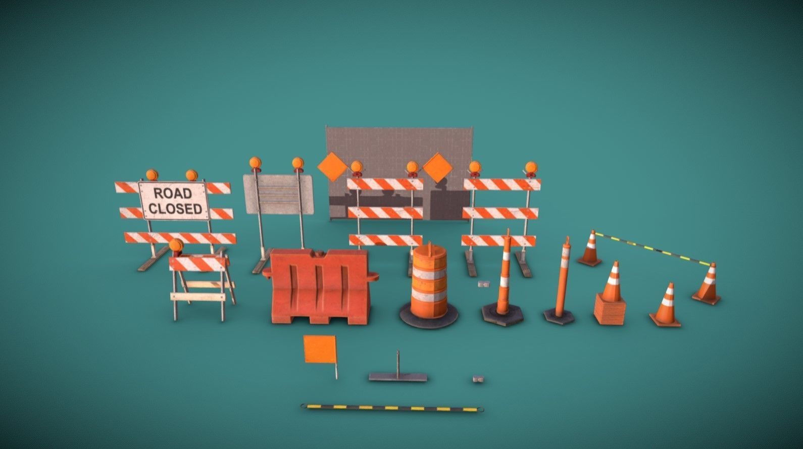 3D model Realistic Construction Props VR / AR / low-poly | CGTrader