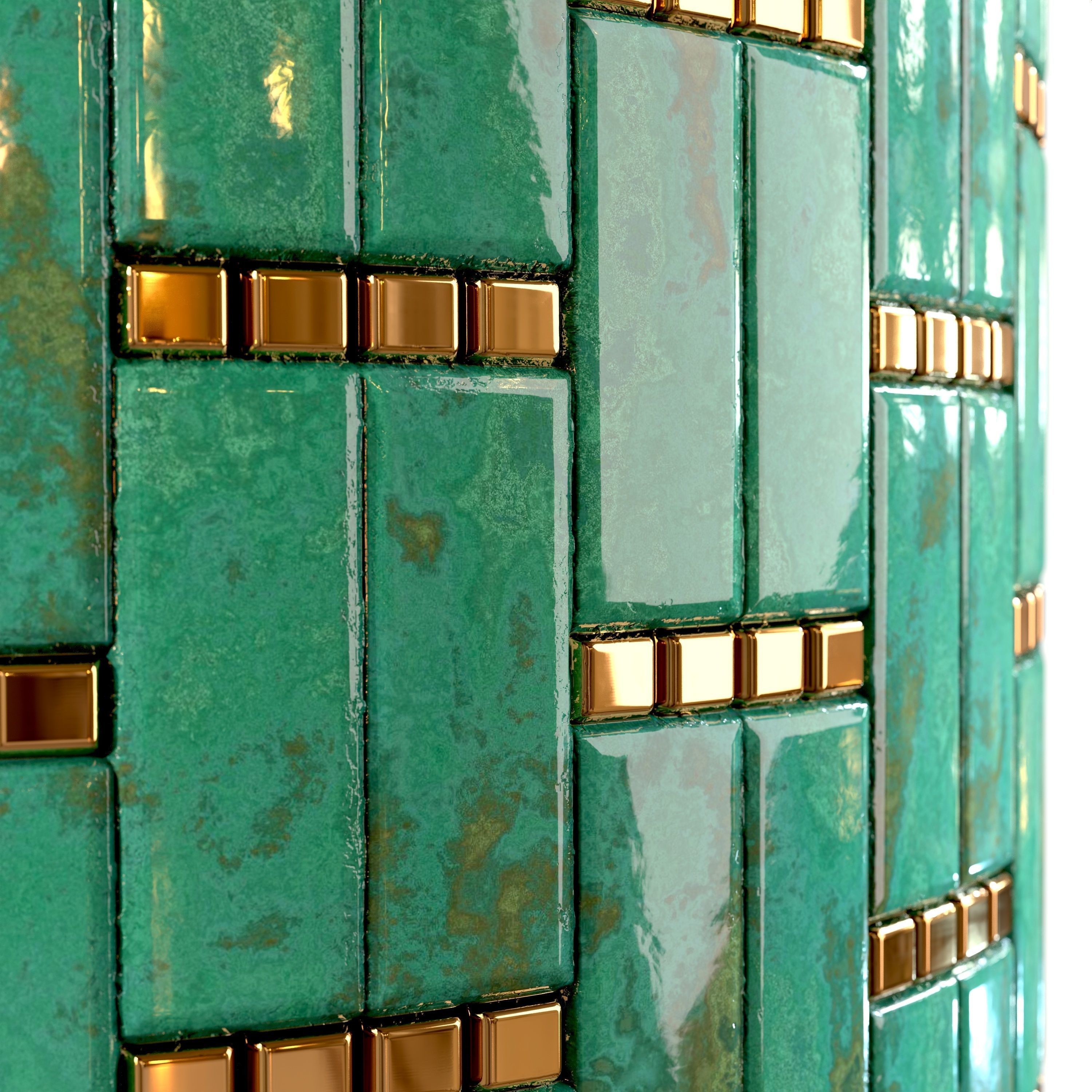 steel and marble tile PBR texture 004 Texture | CGTrader