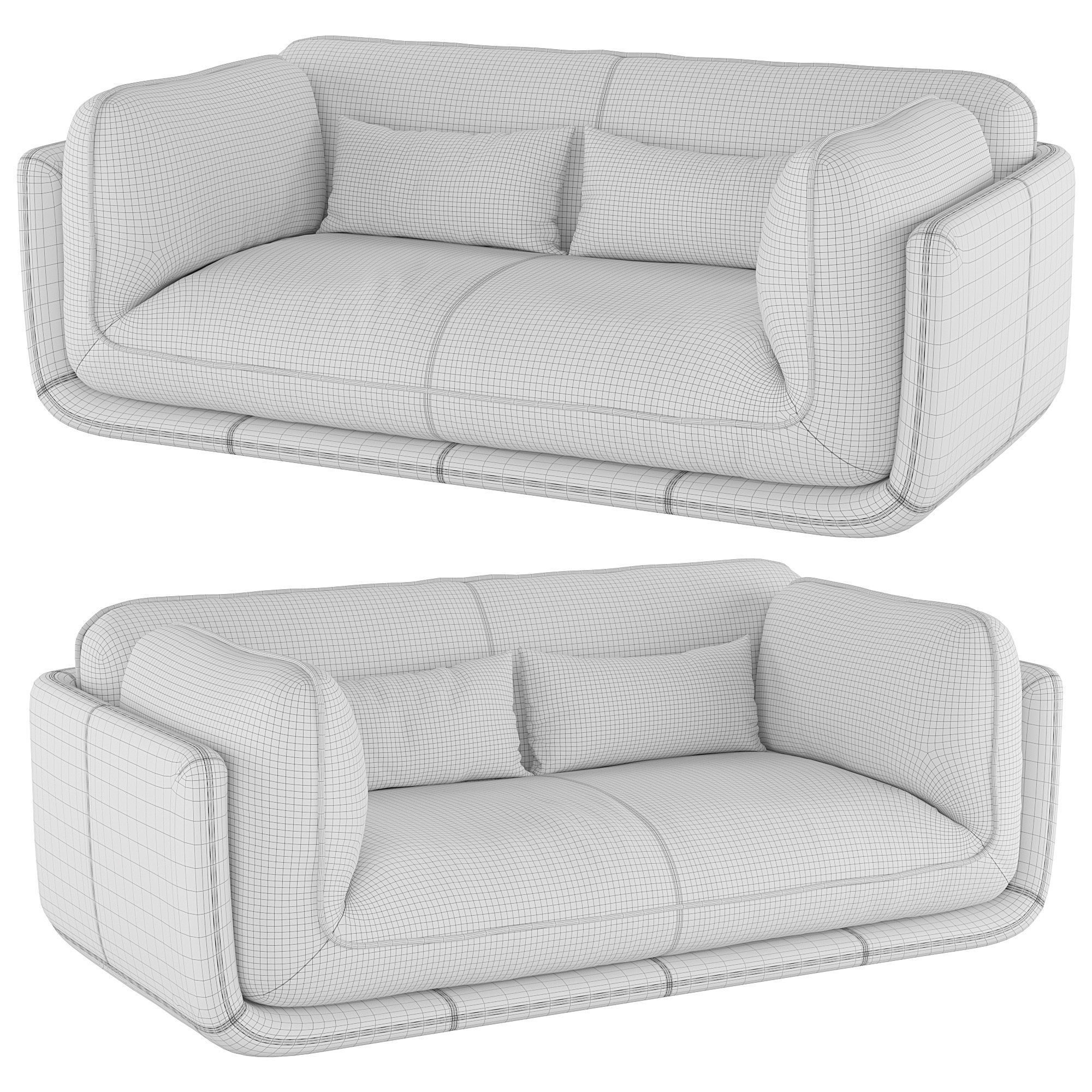 Sofa LXR30 Lunetta by Leolux Lx free 3D model | CGTrader