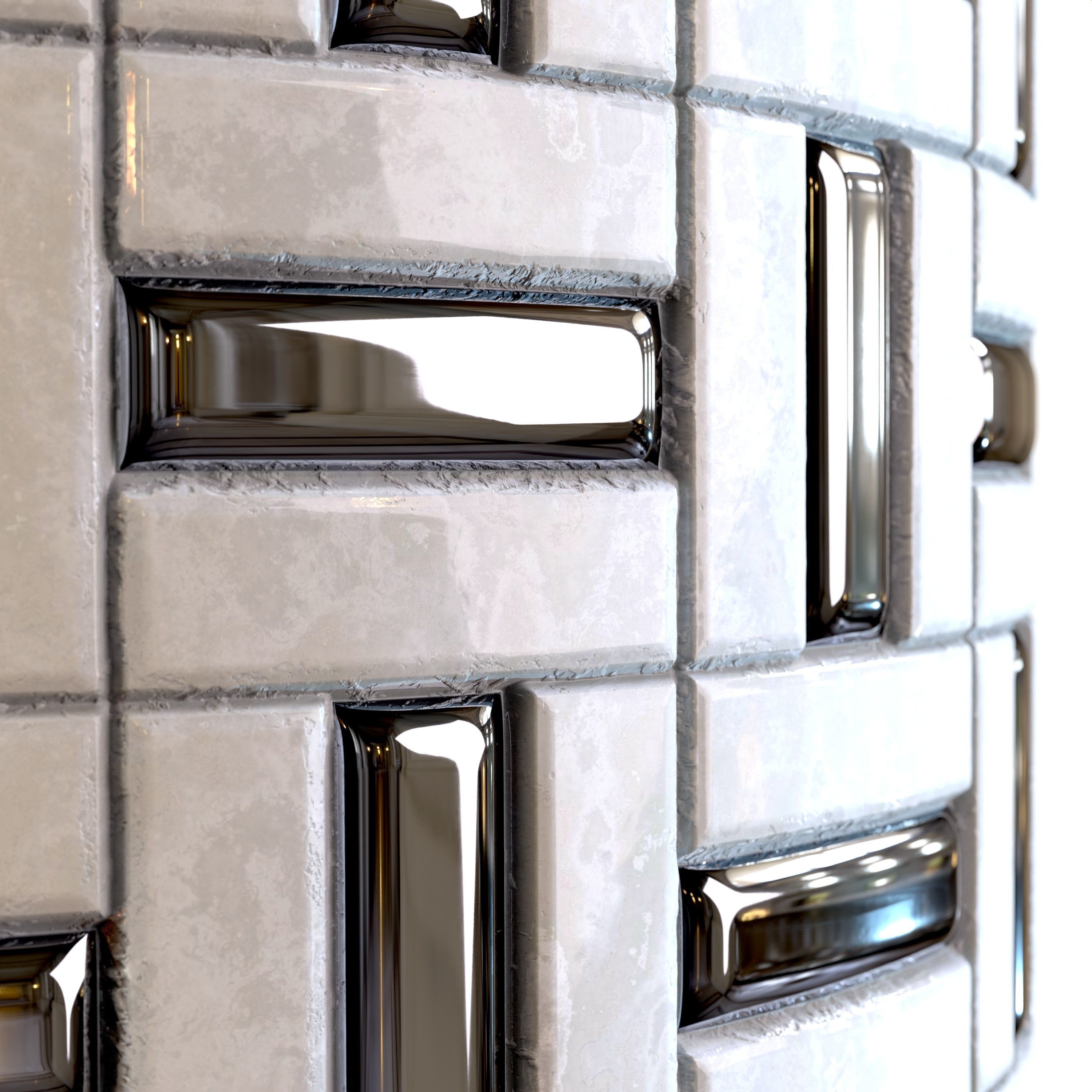 steel and marble tile PBR texture 006 Texture | CGTrader