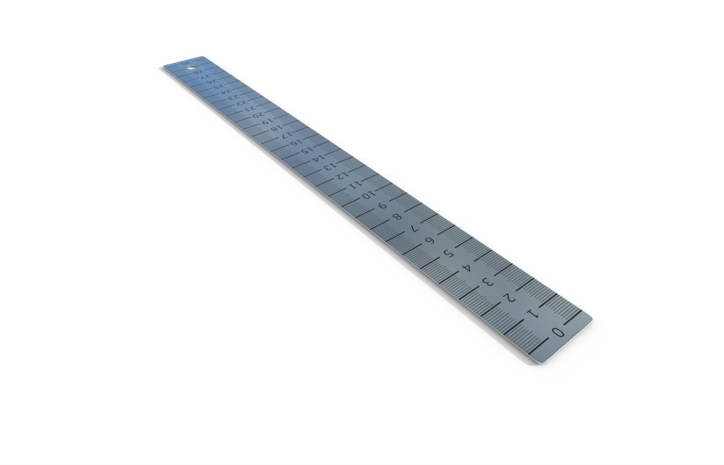 3D model Metal Ruler 02 VR / AR / low-poly | CGTrader