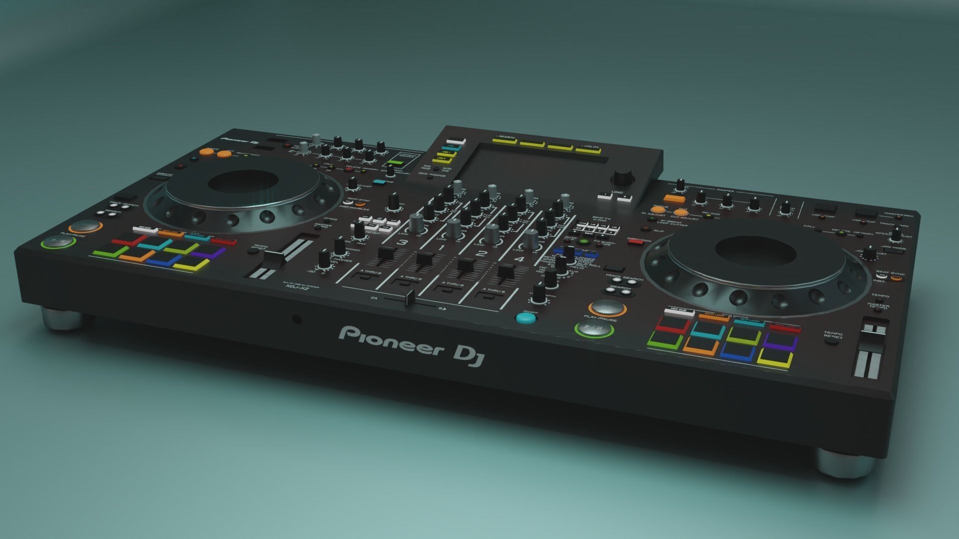 3D model Pioneer DJ XDJ-XZ VR / AR / low-poly | CGTrader