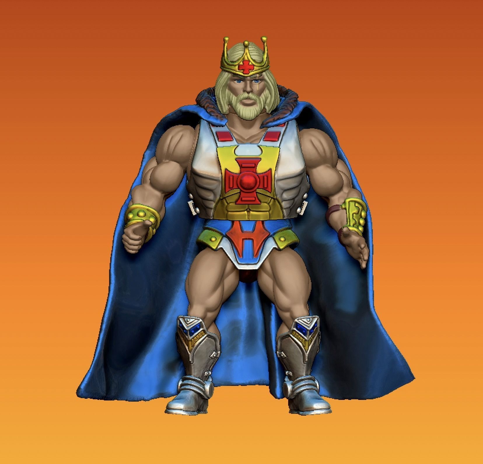 KING HE-MAN 3D model 3D printable | CGTrader