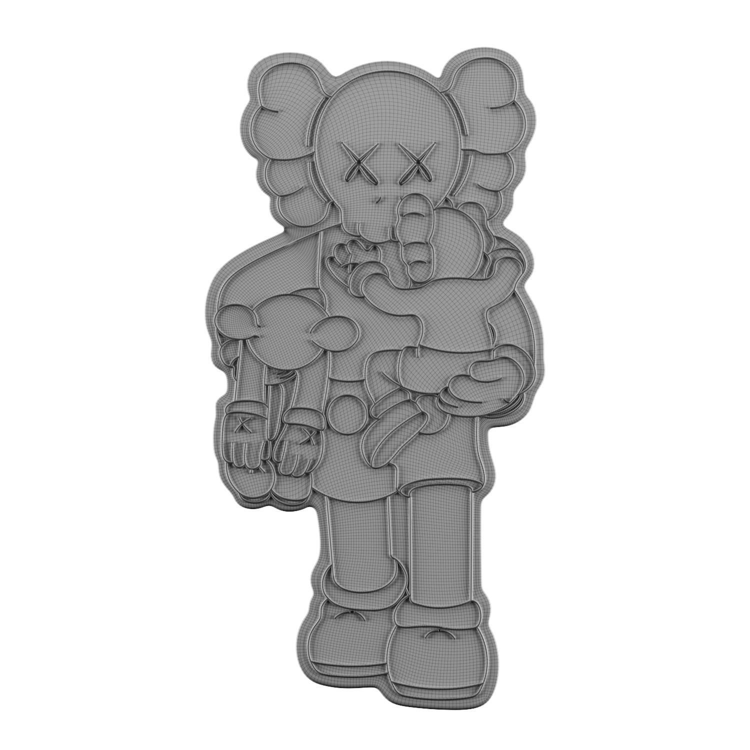 Kaws Neon Sign 3D model | CGTrader