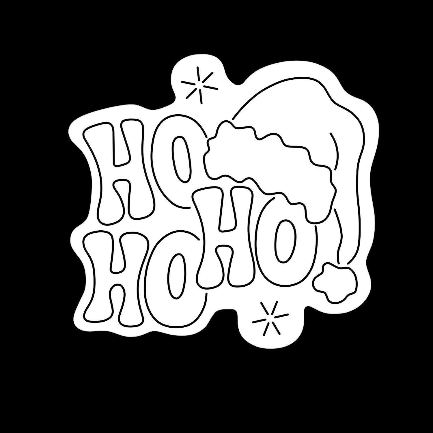 HO HO HO Neon Sign 3D model | CGTrader
