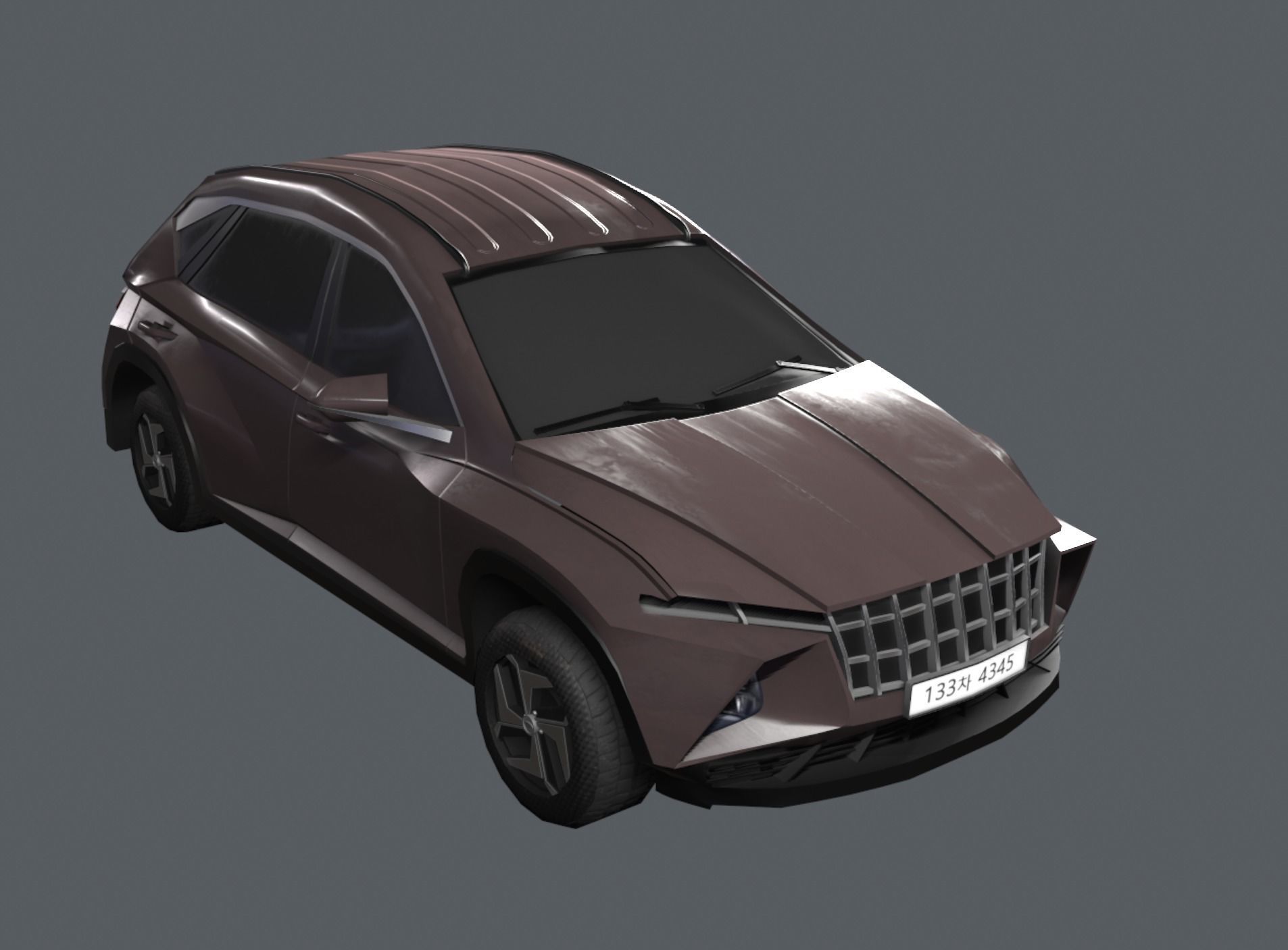 Middle Poly CAR PBR TEXTUREING 3D model | CGTrader
