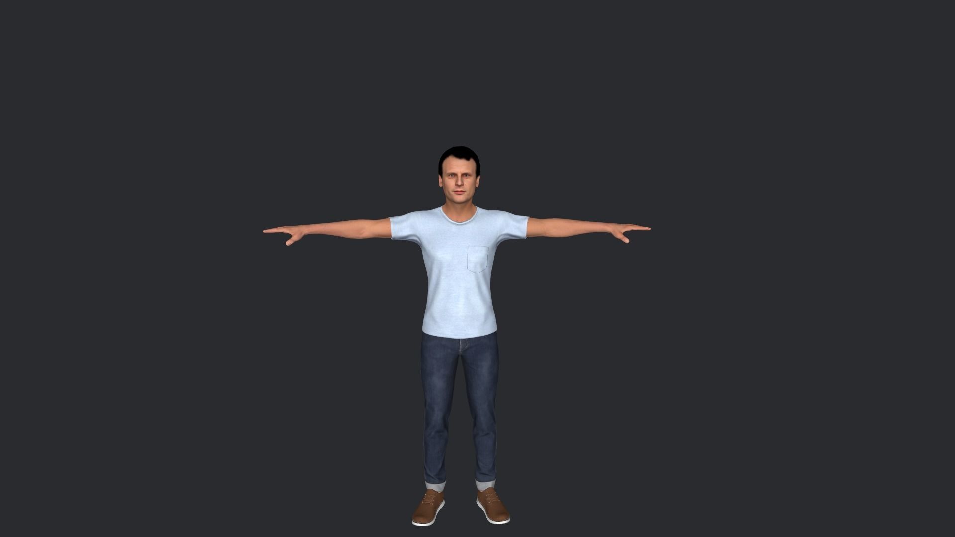 Emmanuel Macron Hyper Realistic Full Body Rigged Character 3D model ...