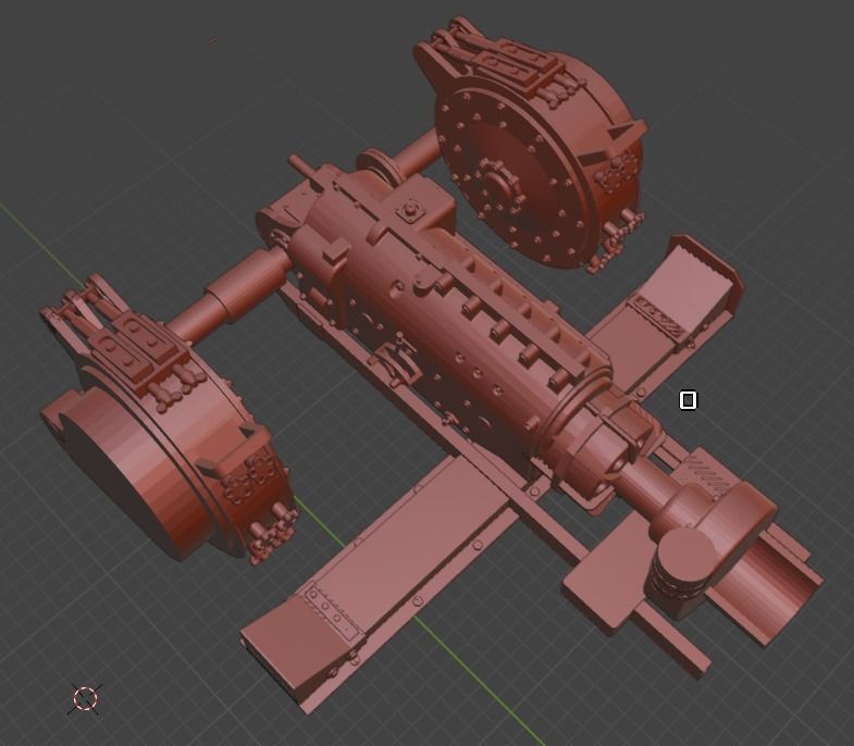 Transmission Brakes panzer IV 3D model 3D printable | CGTrader