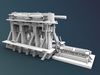 Steam Engine Ship 3D model 3D printable | CGTrader