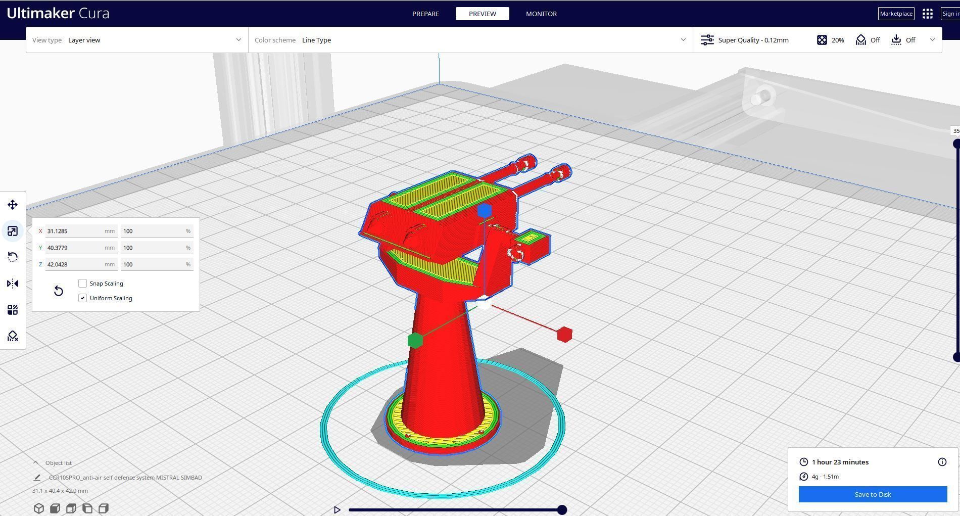 anti-air self defence system MISTRAL SIMBAD 3D model 3D printable ...