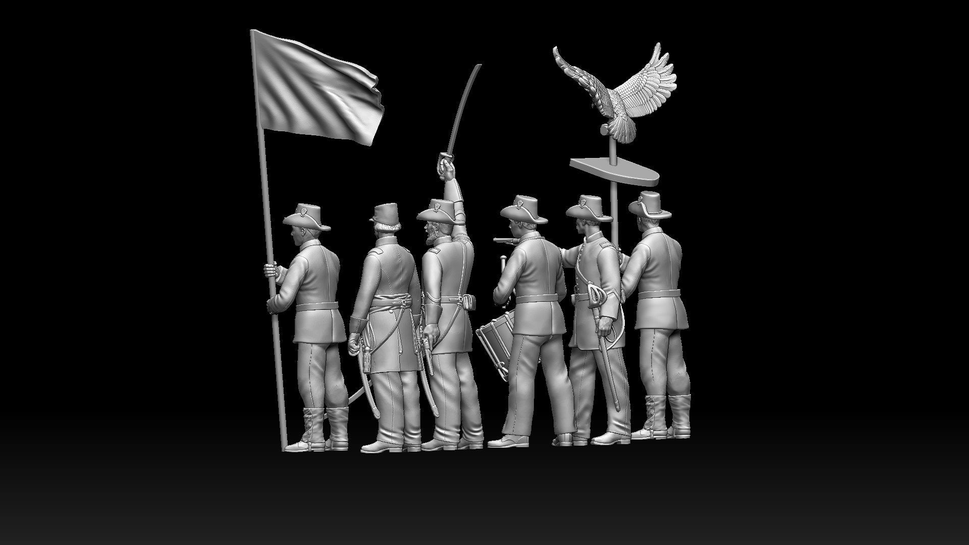 iron brigade 3D model 3D printable | CGTrader