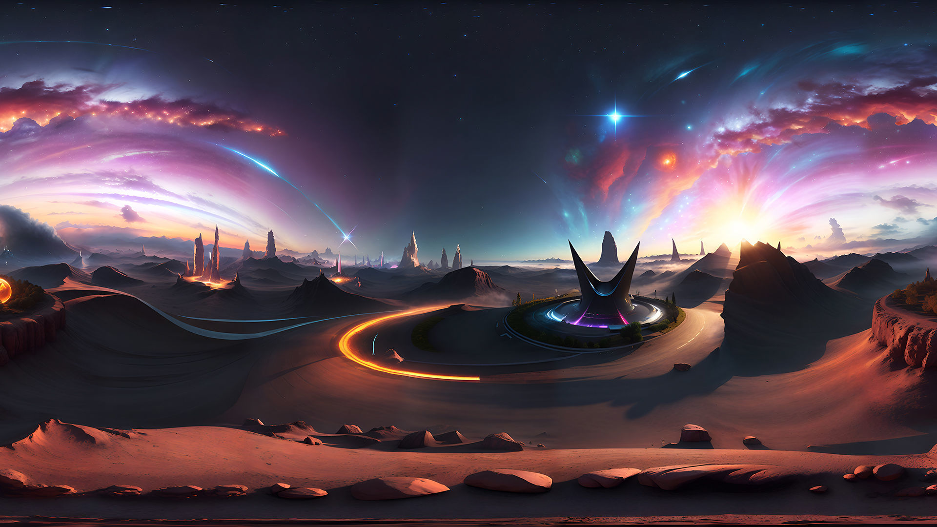 3D model HDRI Alien Places Vol1 VR / AR / low-poly | CGTrader