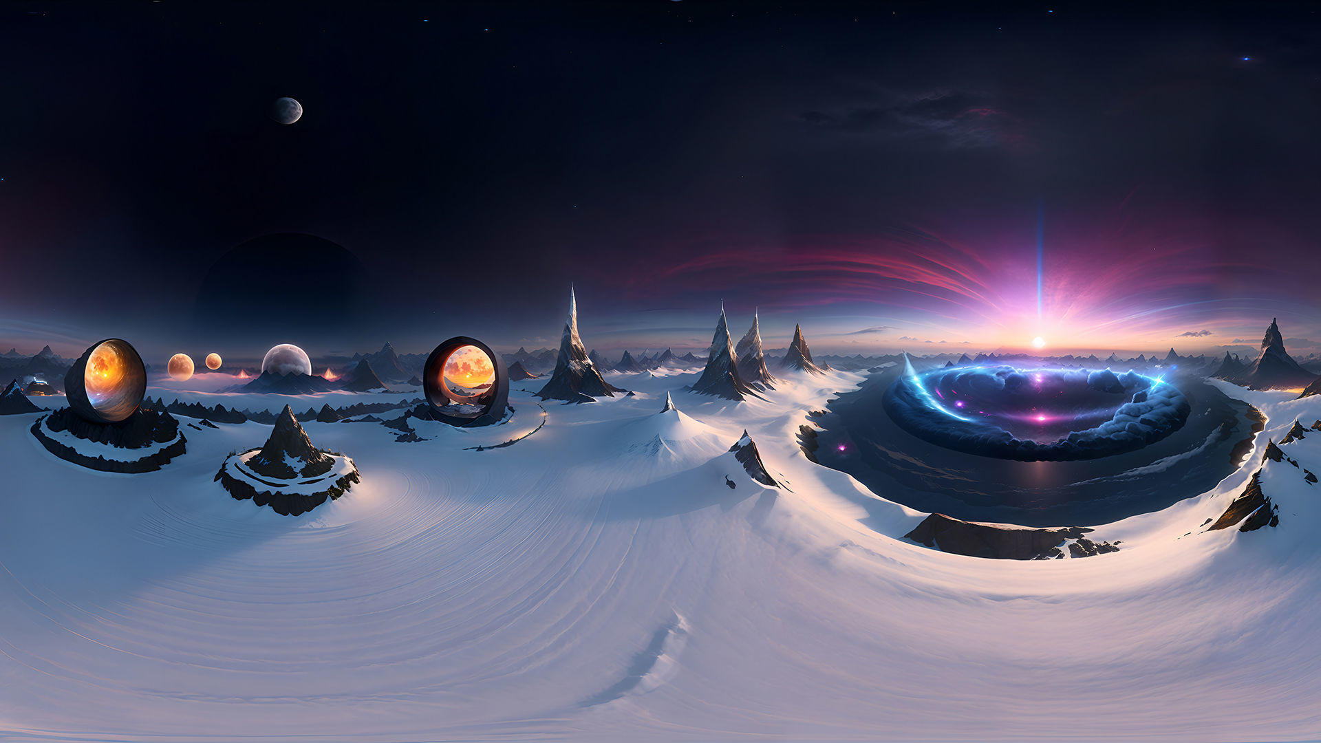 3D model HDRI Alien Places Vol1 VR / AR / low-poly | CGTrader