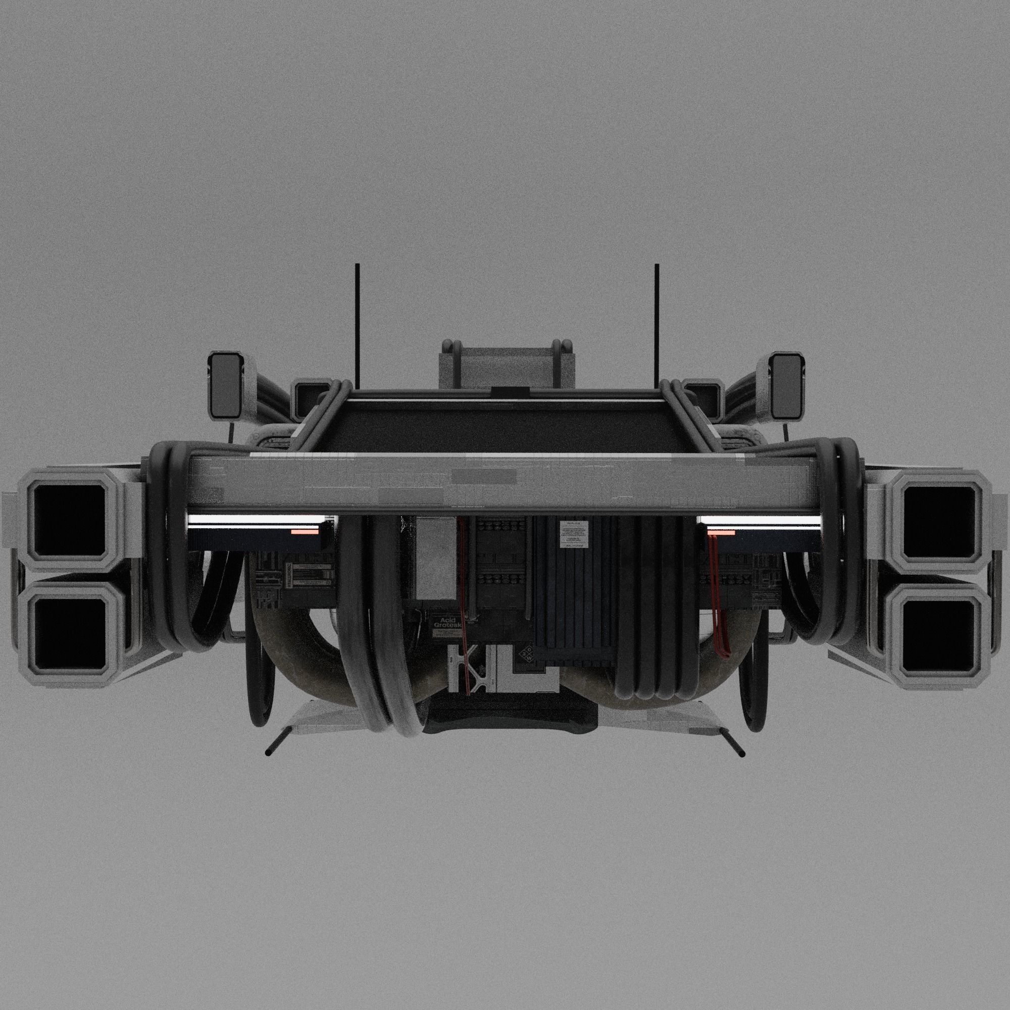 Blender sci fi spaceship 3D model | CGTrader