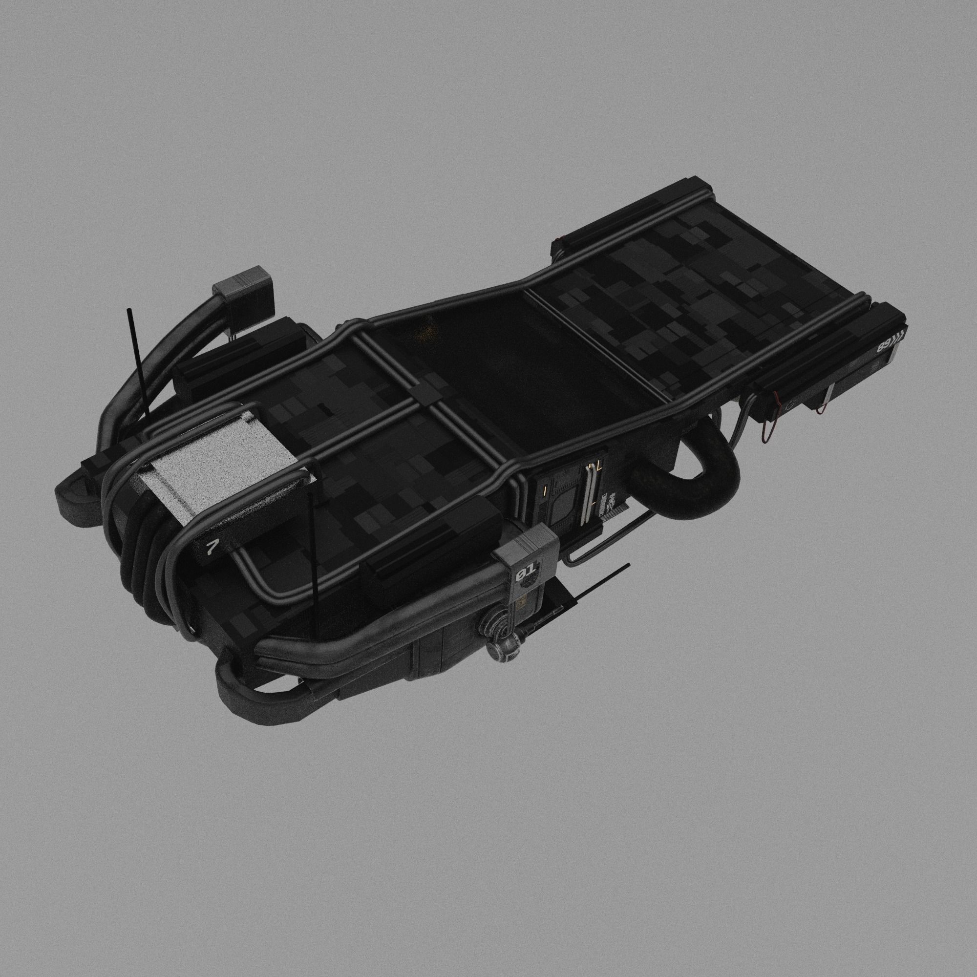 Blender sci fi spaceship 3D model | CGTrader