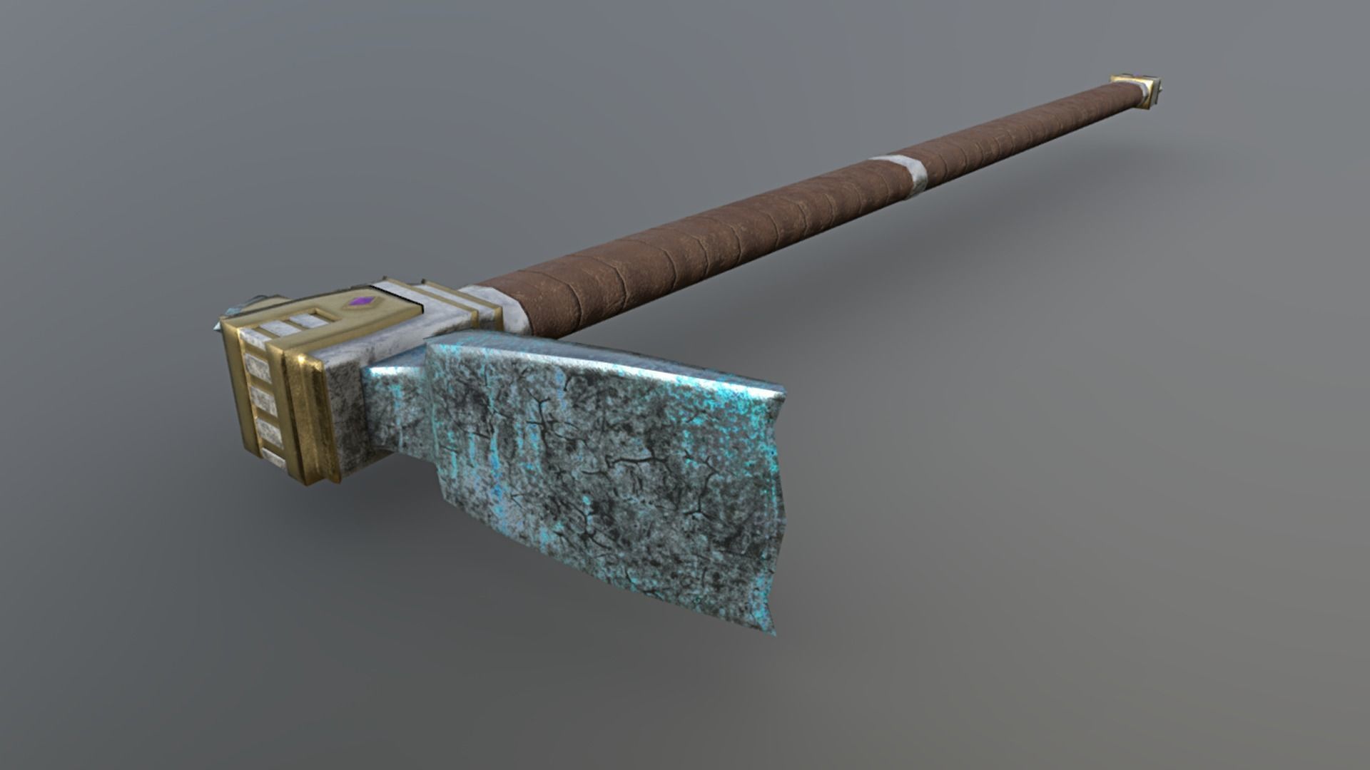 3D model Hoe - Mithril VR / AR / low-poly | CGTrader