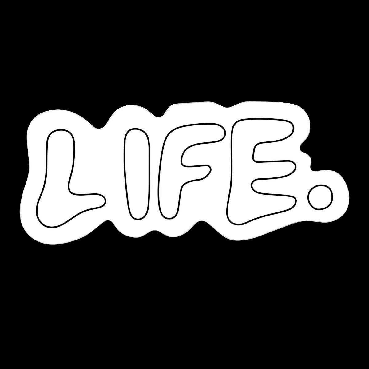 Life Neon Sign 3D model | CGTrader