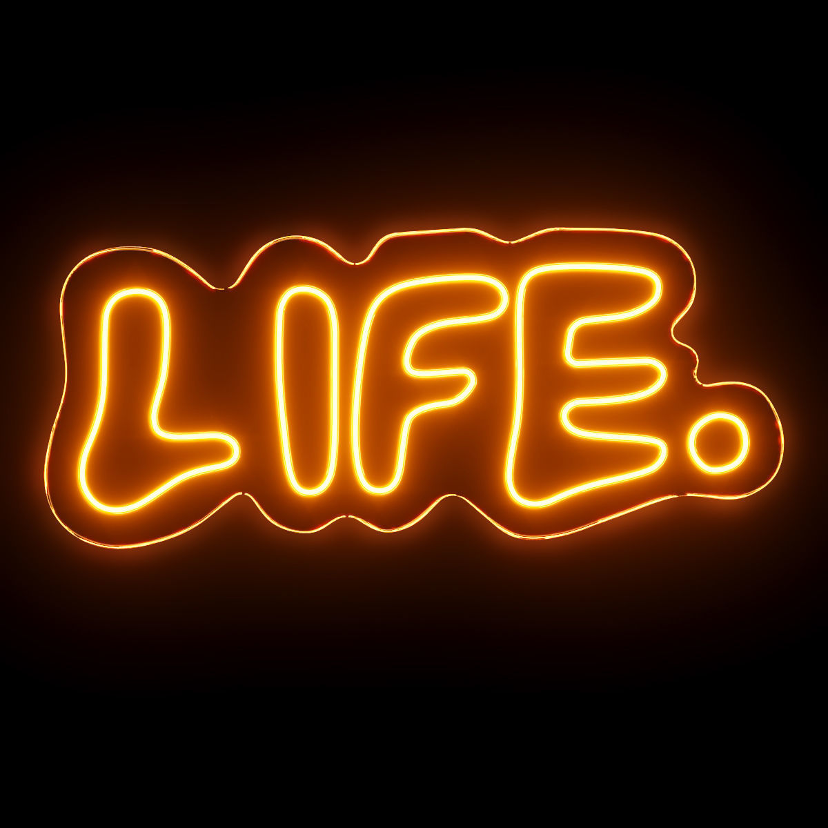 Life Neon Sign 3D model | CGTrader