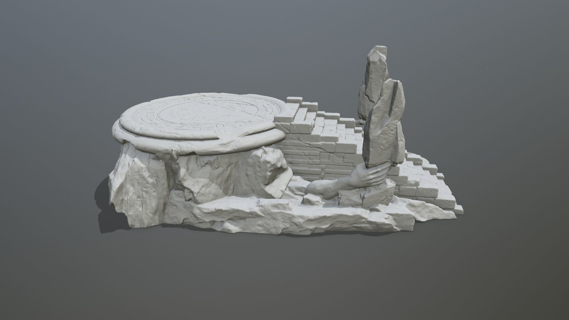 Temple stl 3D model 3D printable | CGTrader